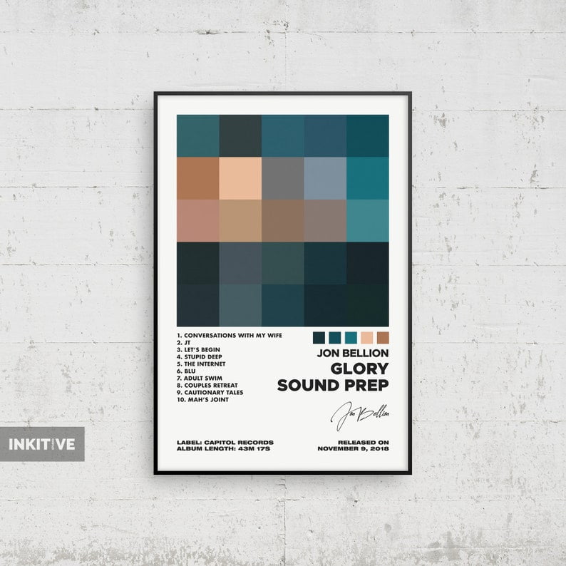 POSTER Jon Bellion Poster - Glory Sound Prep - Album Cover Print, Music ...