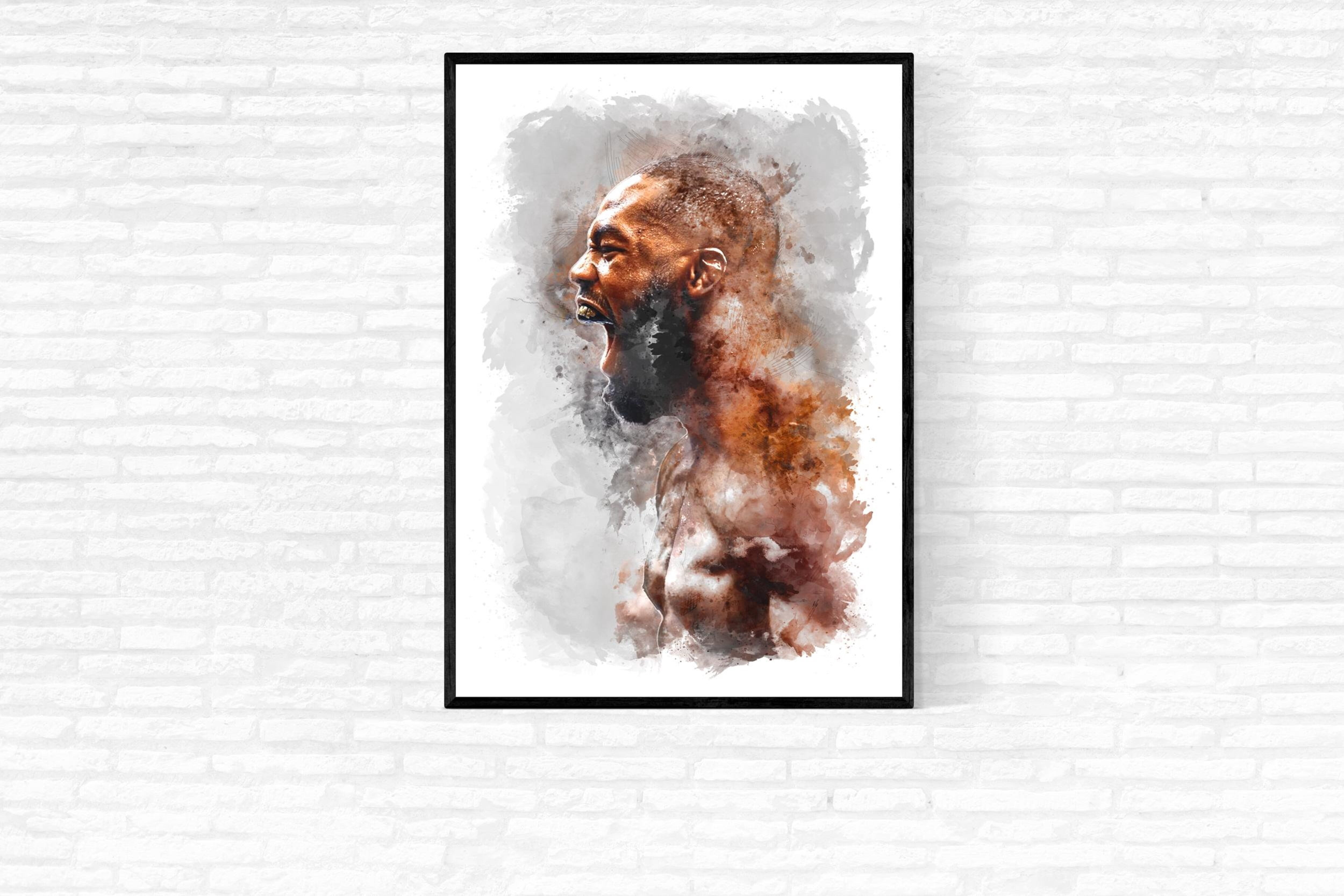POSTER Jon Jones Poster, Jon Bones Jones Print, MMA Jon Jones, Man Cave ...