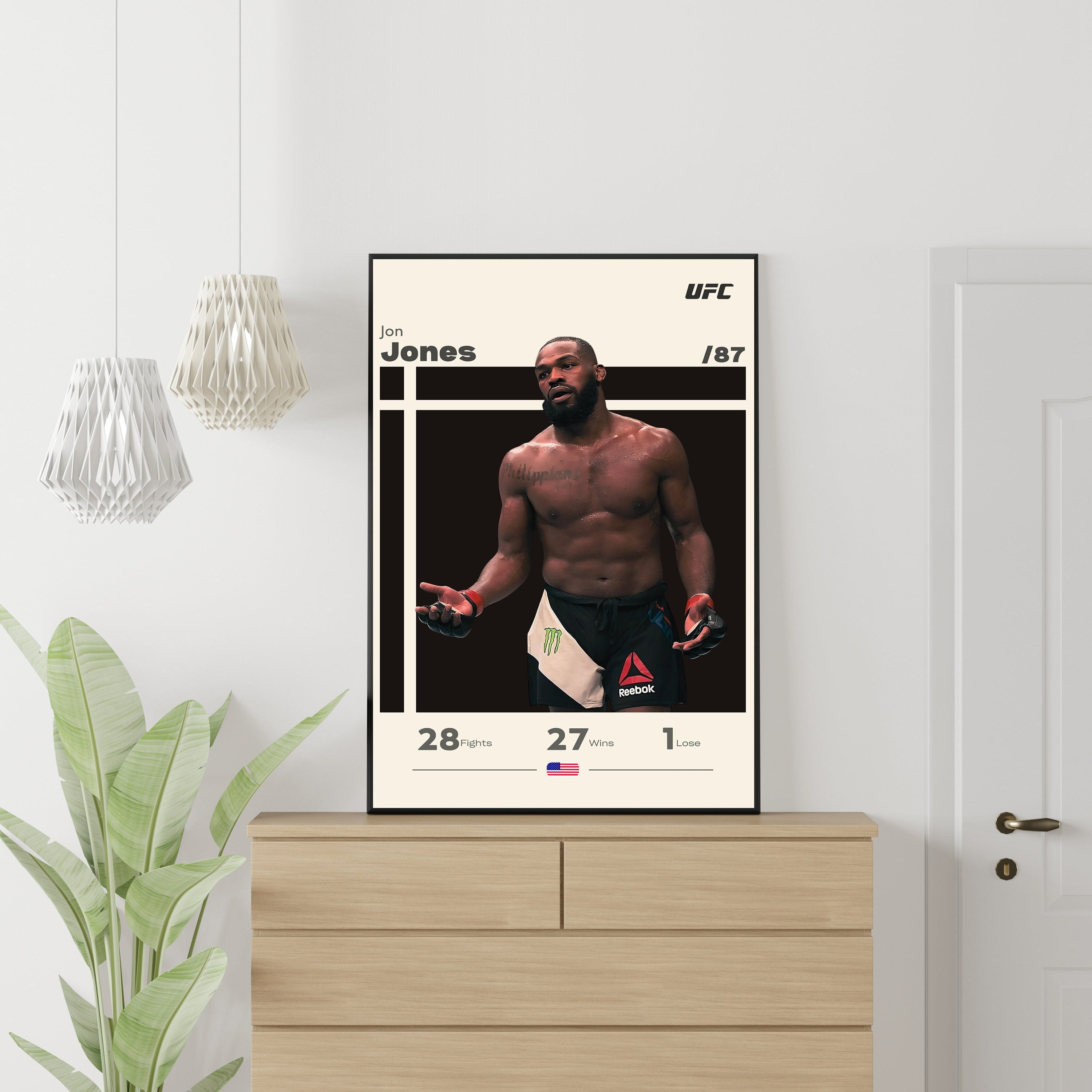 POSTER Jon Jones | UFC Poster | Sport Wall Art | MMA Lovers Poster ...
