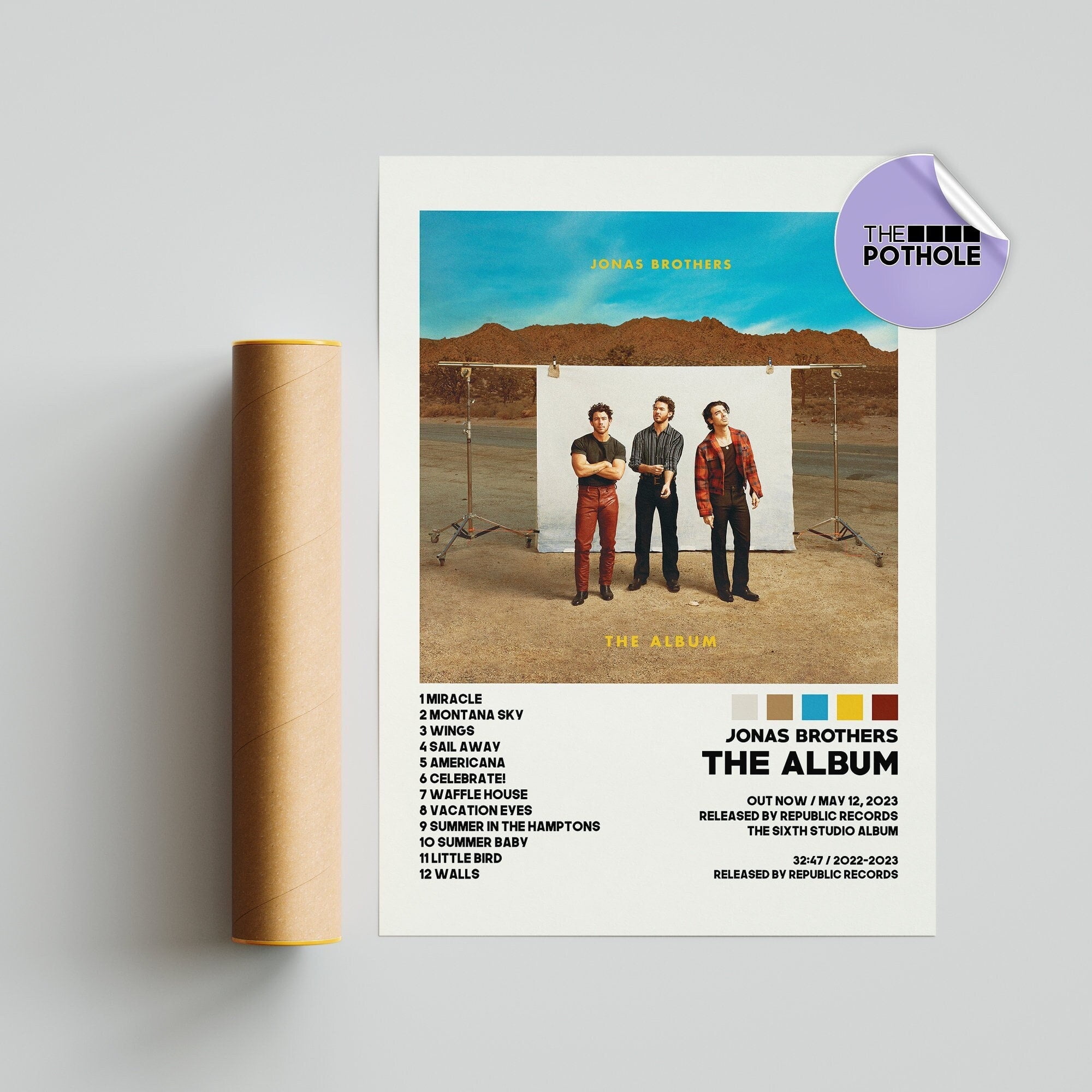 POSTER Jonas Brothers Posters, The Album Poster, Jonas Brothers, The ...