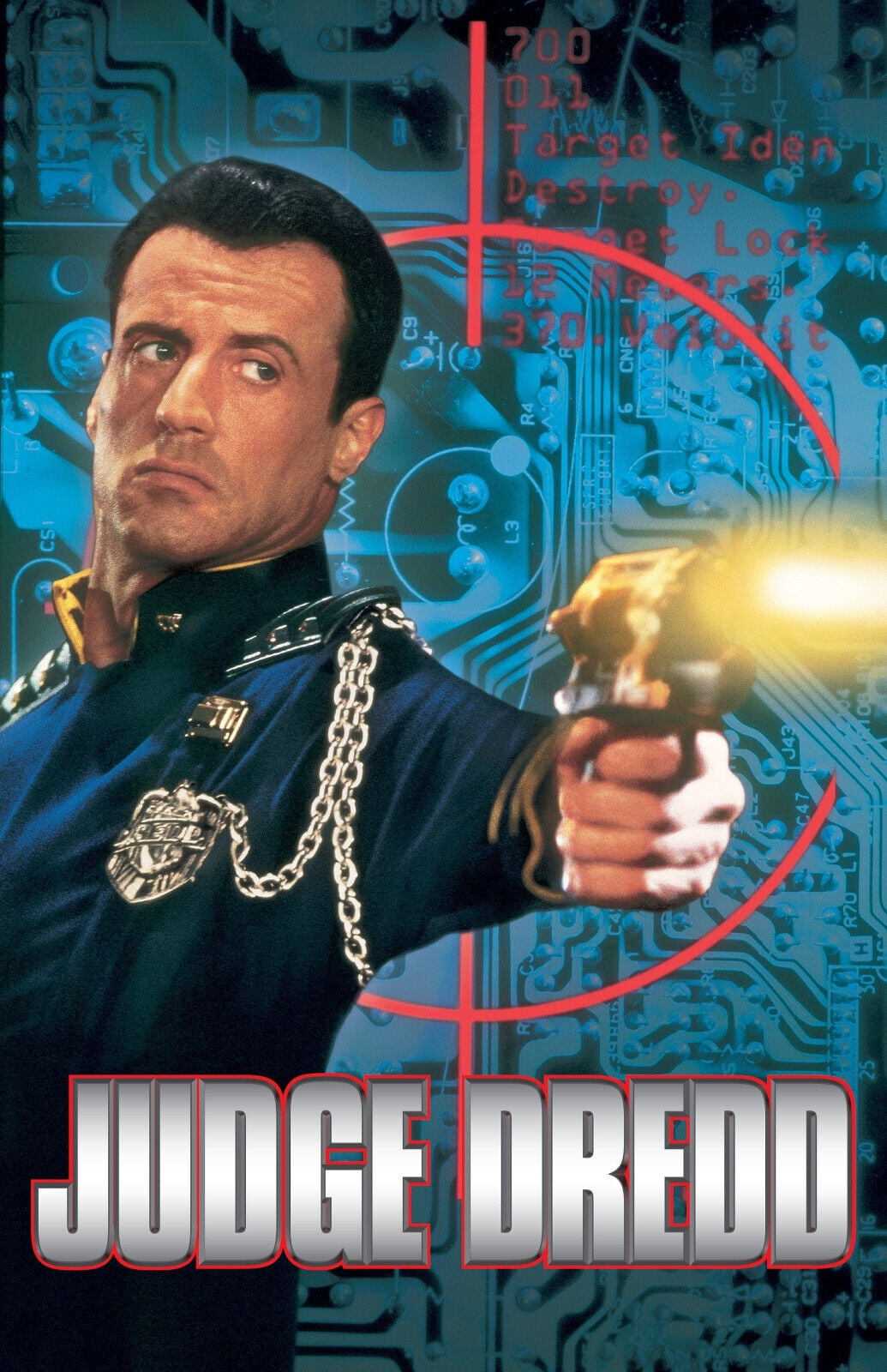 POSTER Judge Dredd Film By Danny Cannon 1995 Lead Movie Poster-12x18 ...