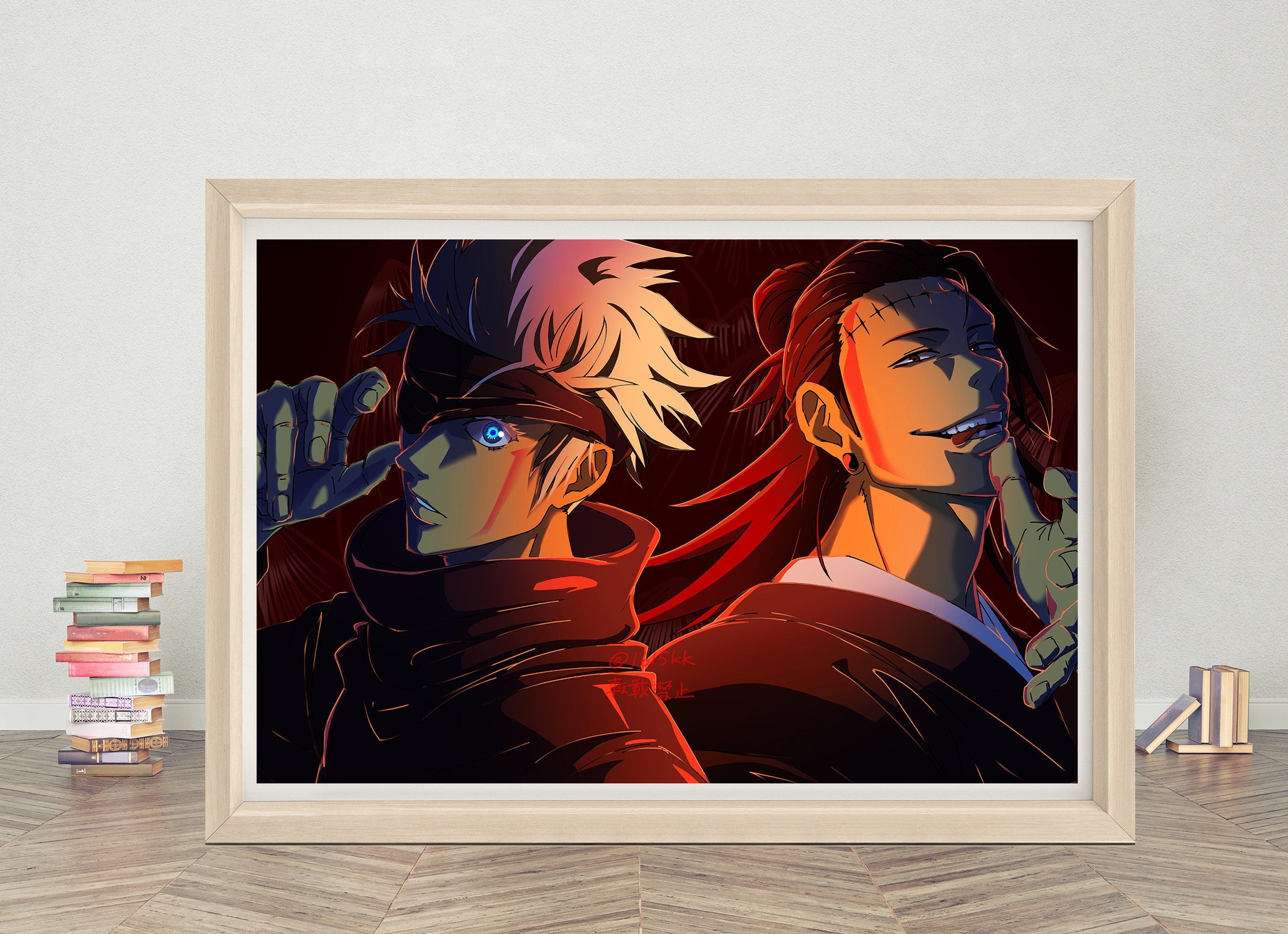 POSTER Jujutsu Kaisen Anime Movie Poster | Satoru Gojo and Suguru Geto ...