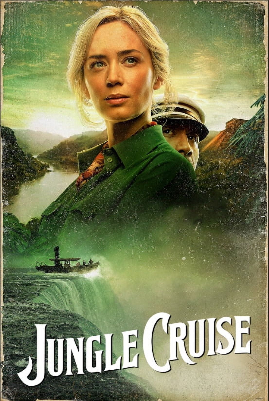 POSTER Jungle Cruise 2021 Movie Poster- Dwayne Johnson Emily Blunt Jungle-24x36-UNFRAMED ...