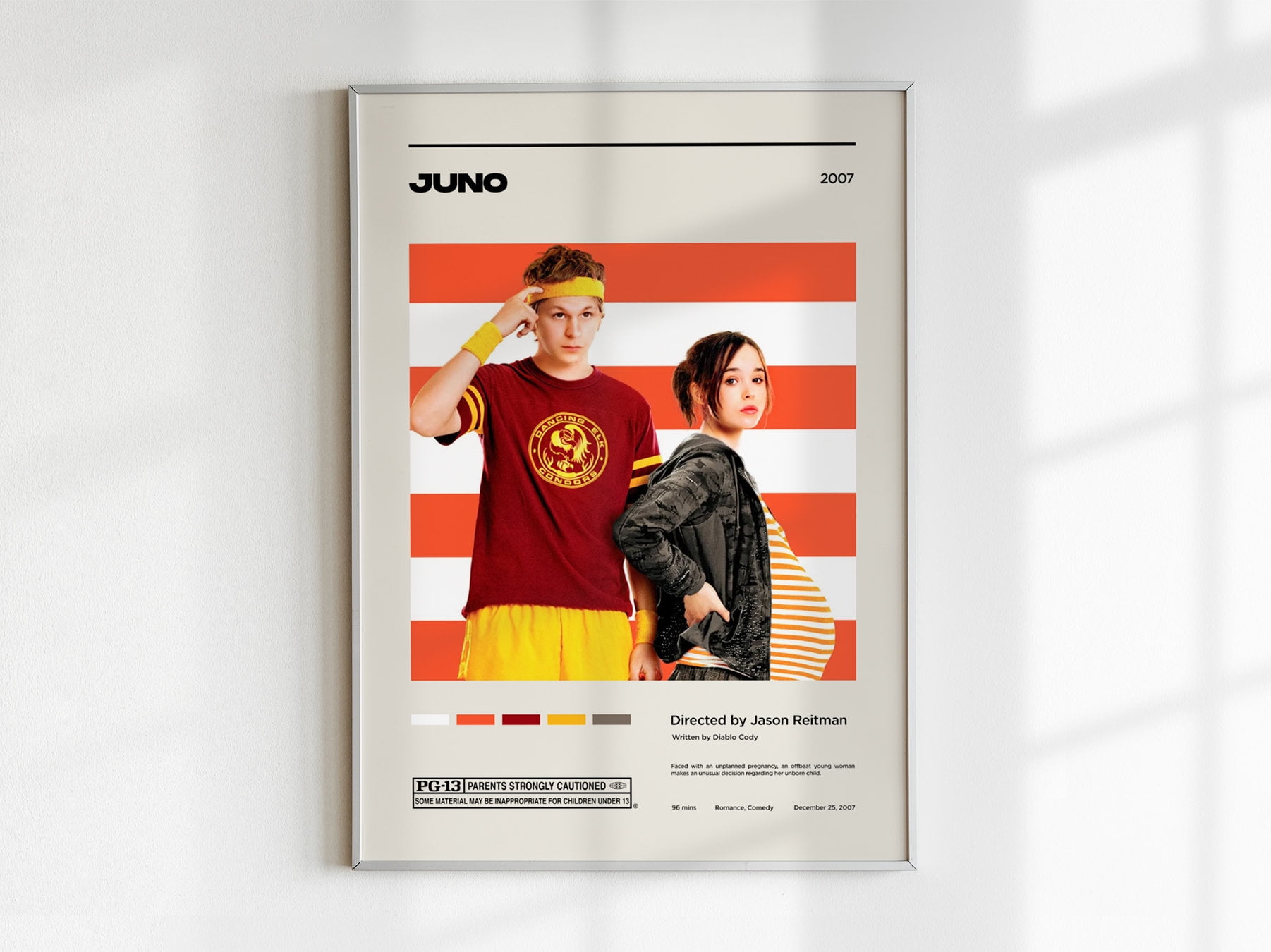 POSTER Juno / Minimalist Movie Poster / Mid Century / Wall Art / Apartment Posters / Bedroom ...