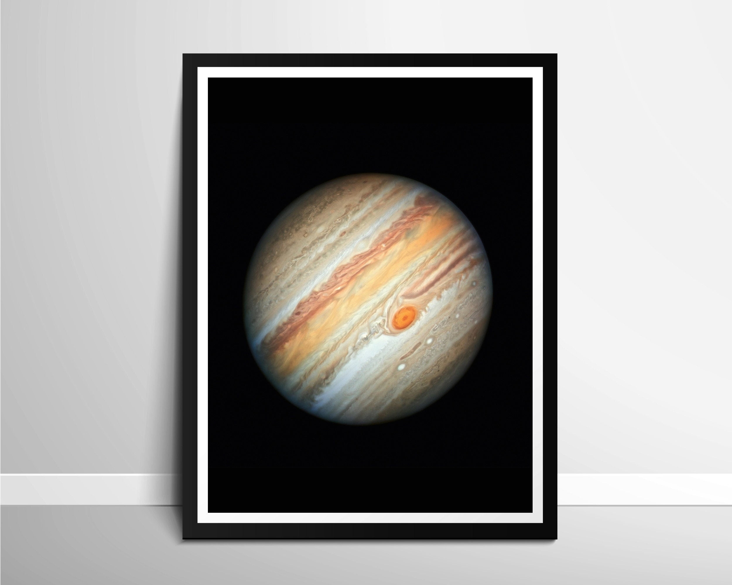 POSTER Jupiter Print, Planet Wall Art, Solar System Poster, , Space ...