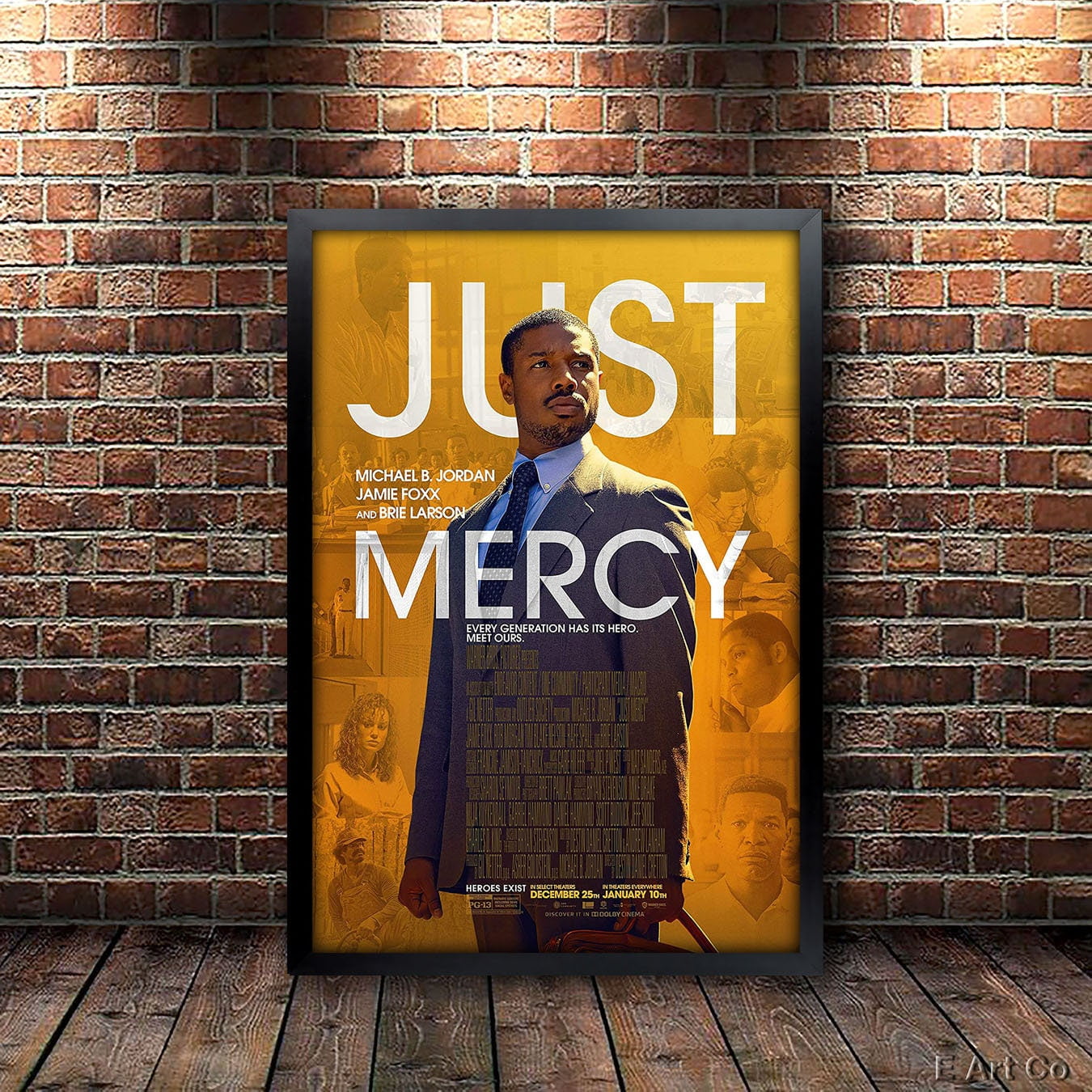 POSTER Just Mercy Movie Poster -UNFRAMED - Walmart.com