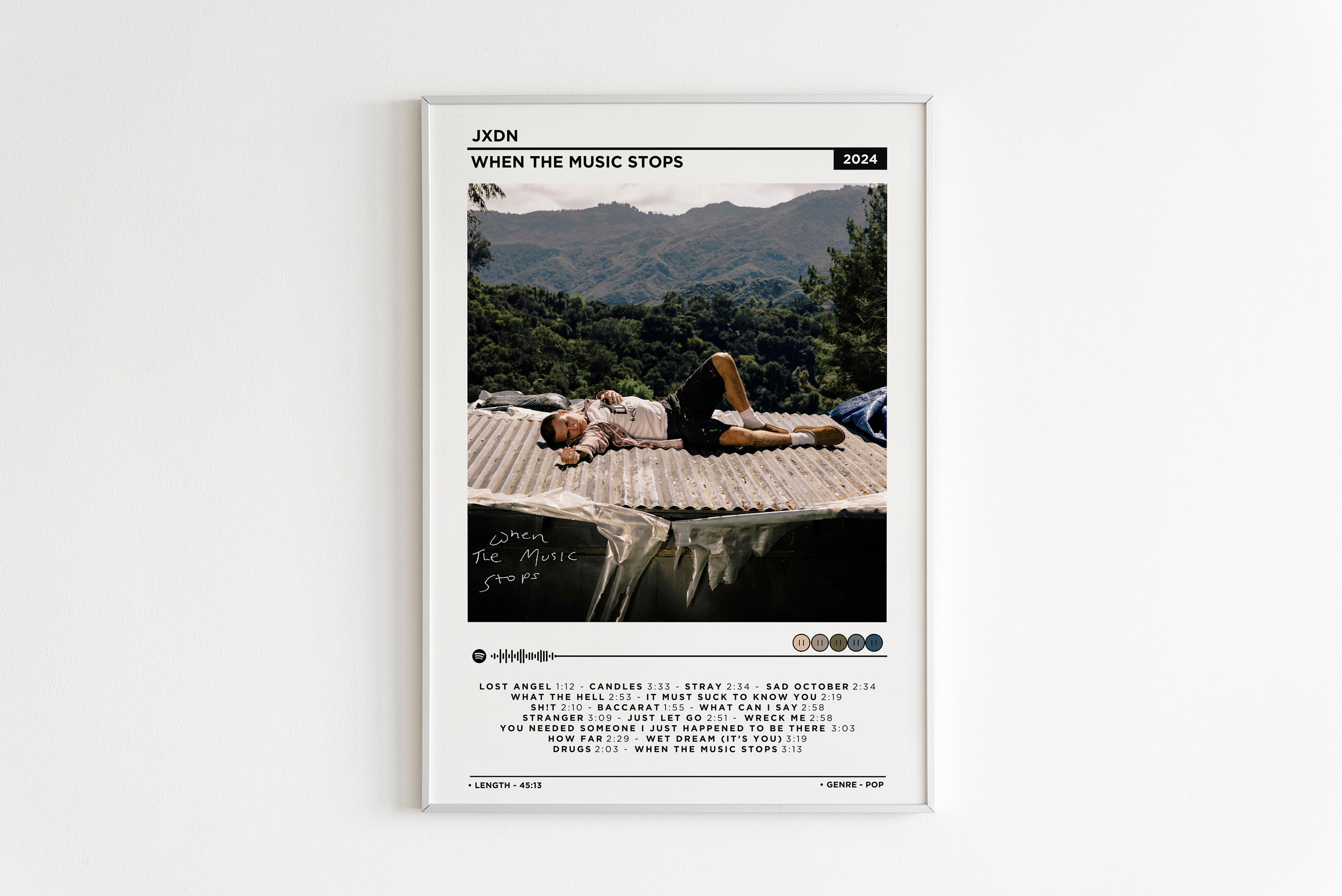 POSTER Jxdn - When The Music Stops Album Poster / Album Cover Poster ...