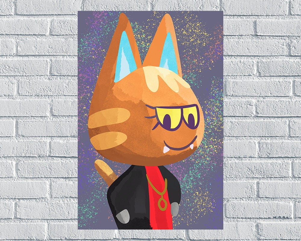 POSTER KATT Animal Crossing New Horizons Harv's Island Villager Poster ...