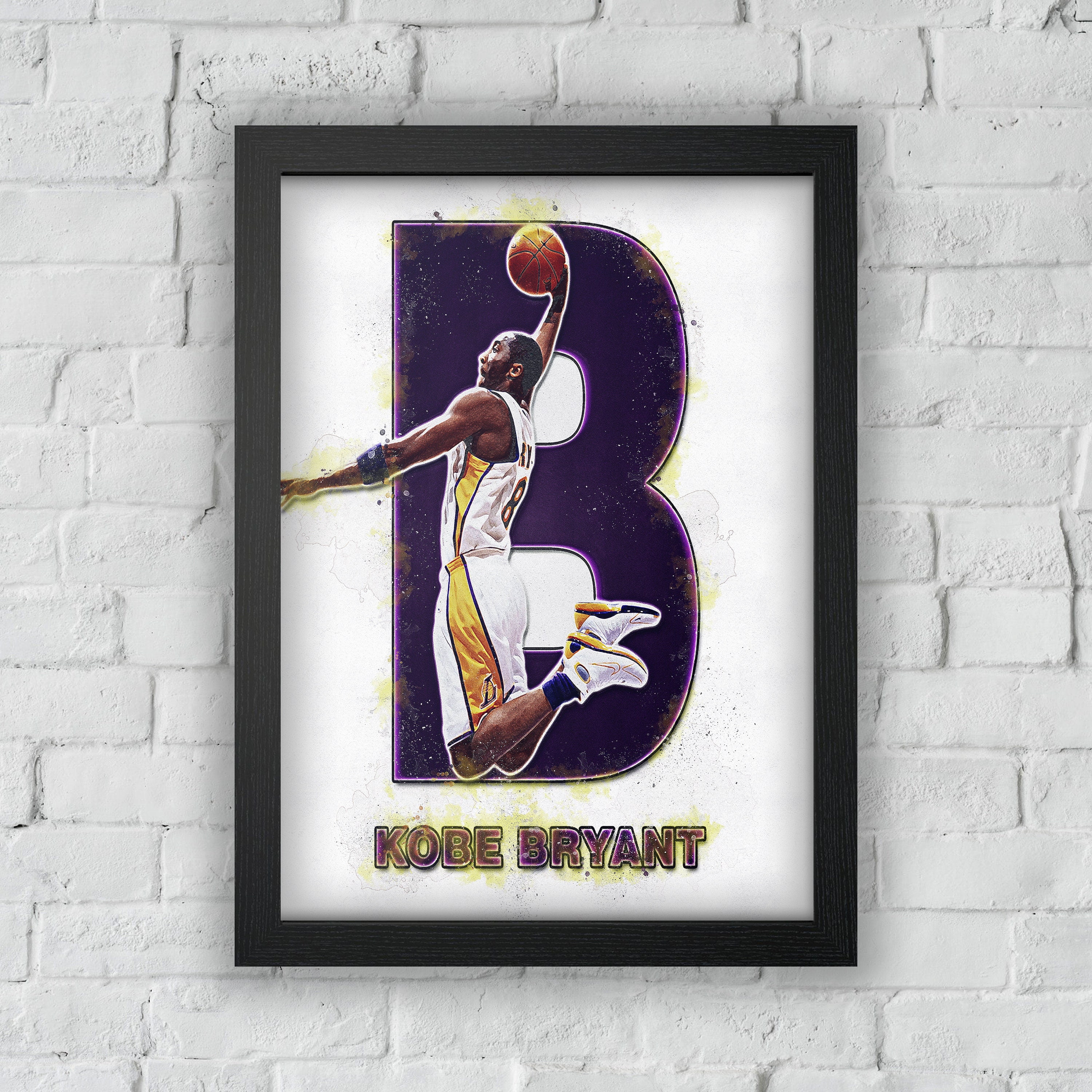 POSTER KOBE BRYANT POSTER - Kobe Bryant Print - Nba Poster - Nba Star ...