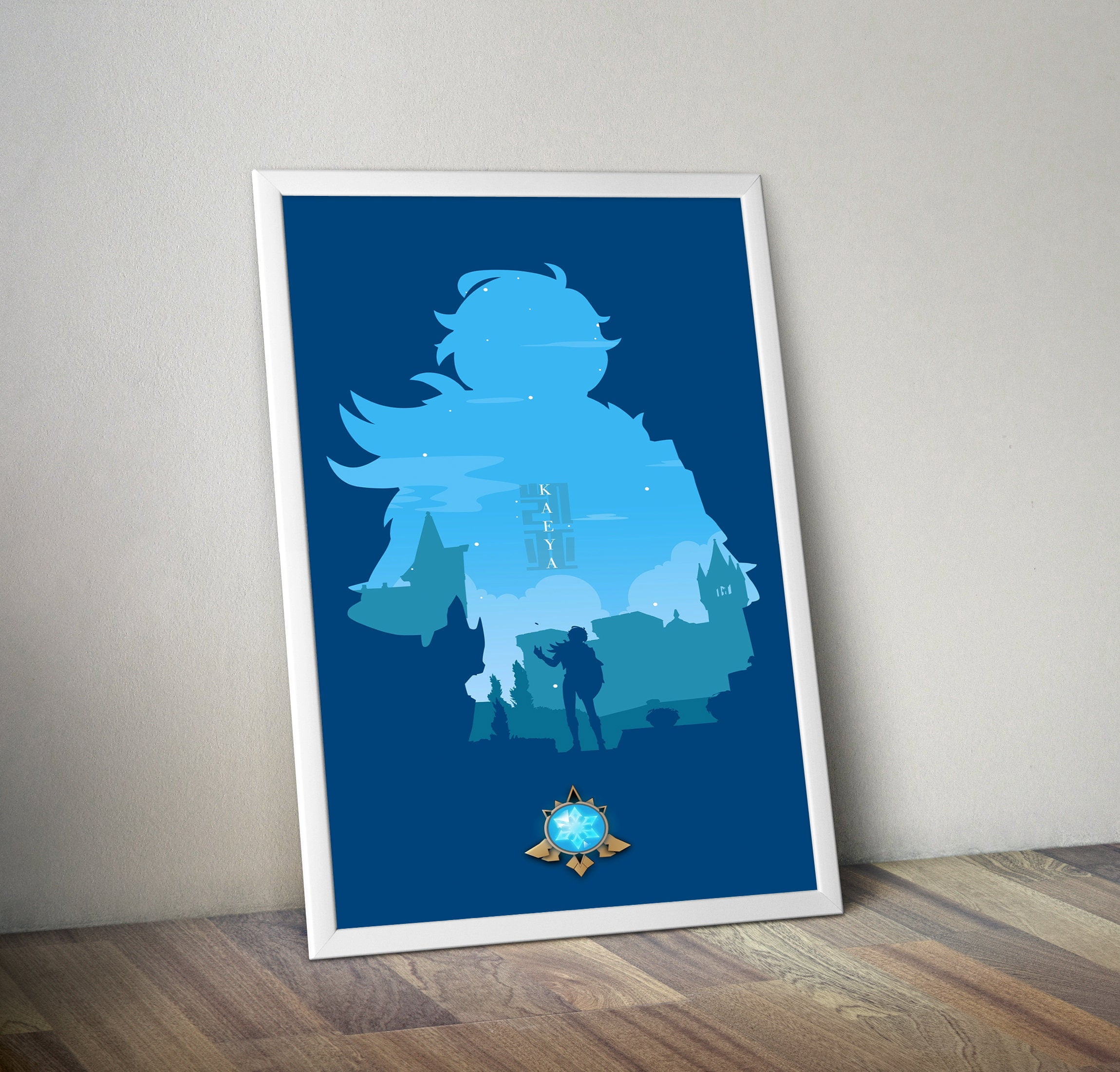 POSTER Kaeya Genshin Impact Genshin Impact Poster Anime Twitch Decor ...
