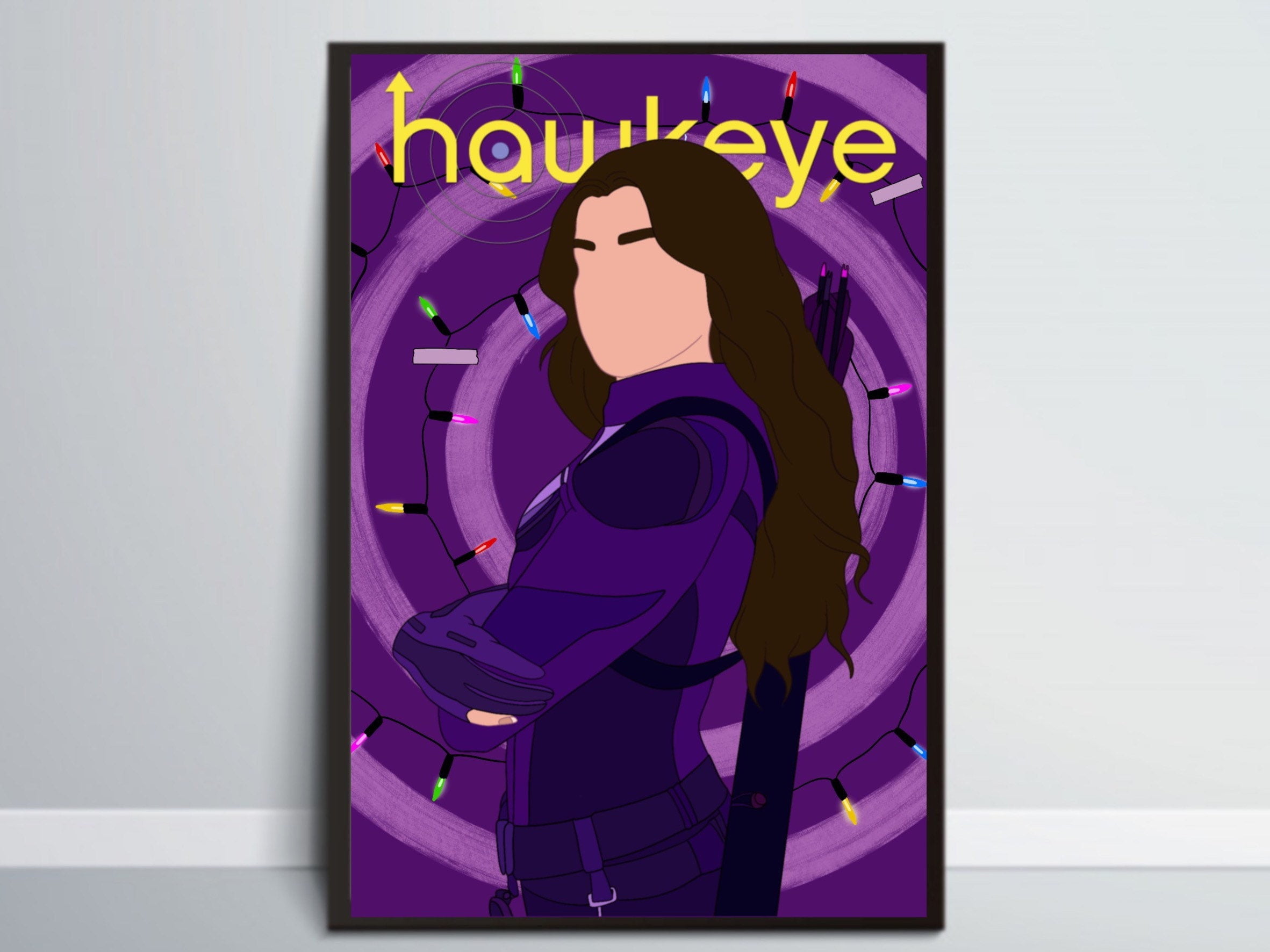 POSTER Kate Bishop Hawkeye Jeremy Renner Hailee Steinfeld Florence Pugh ...