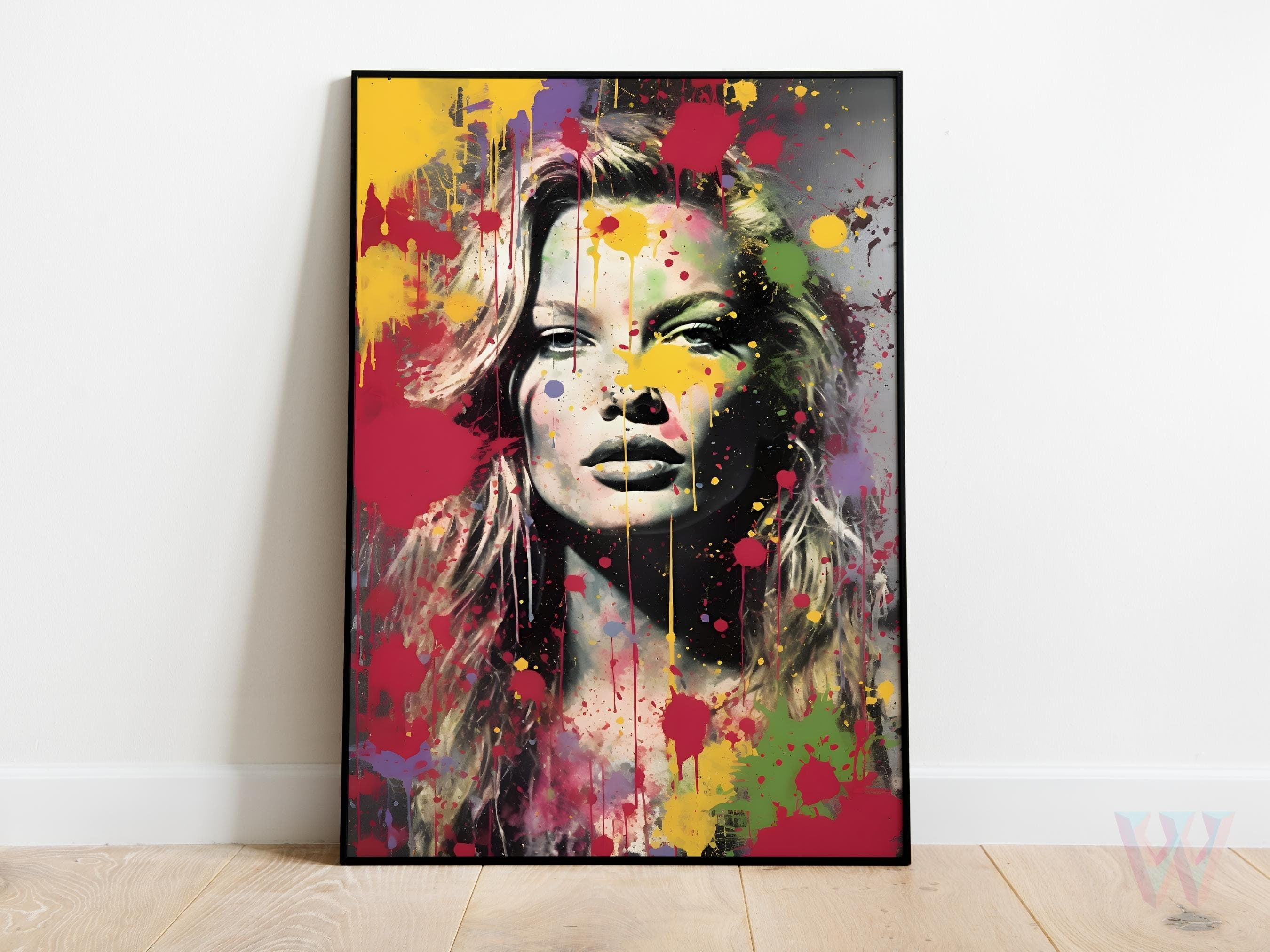 POSTER Kate Moss Poster, Kate Moss Print, Kate Moss Printabel Artwork ...