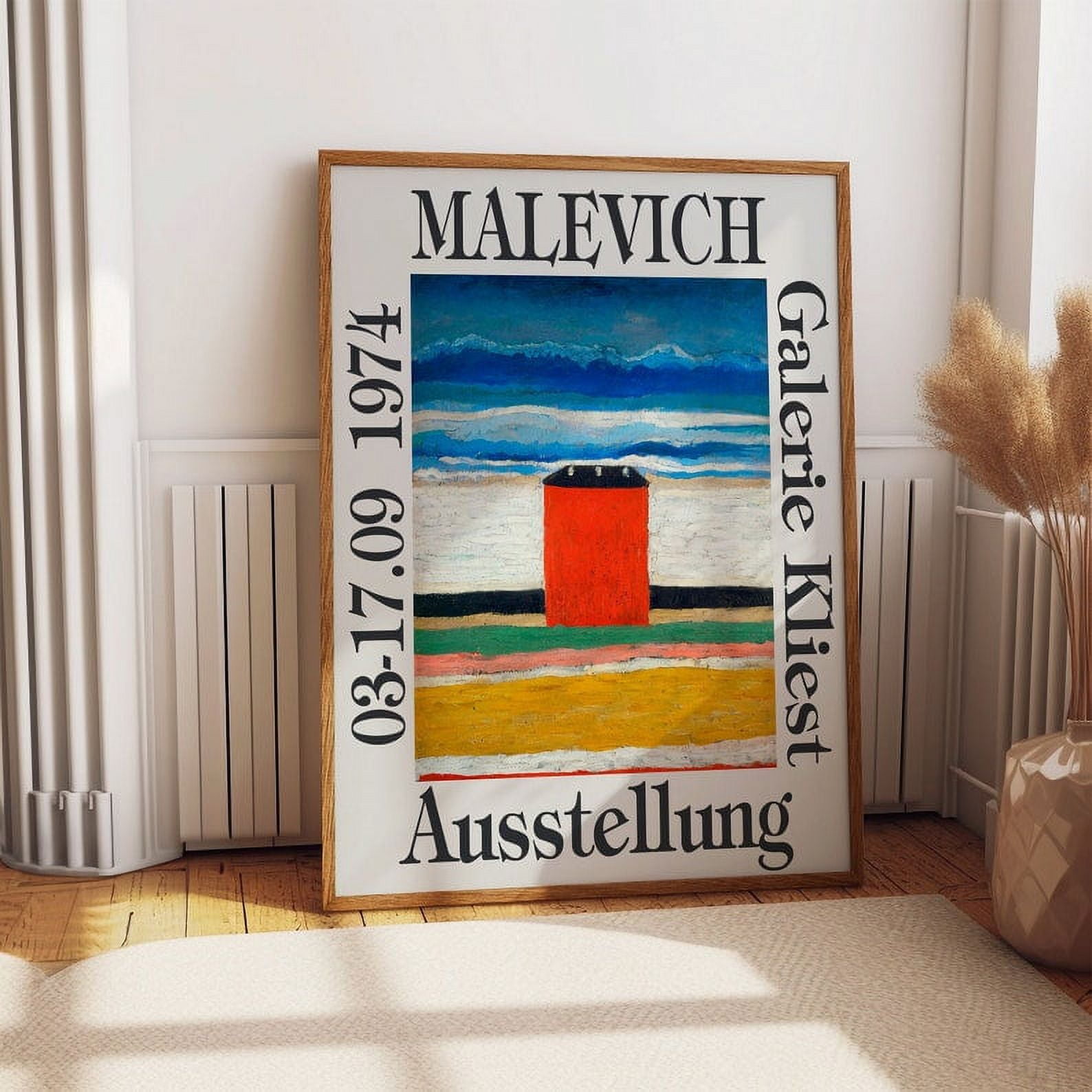 POSTER Kazimir Malevich Art Exhibition Poster 1974 Russian Avant-Garde ...