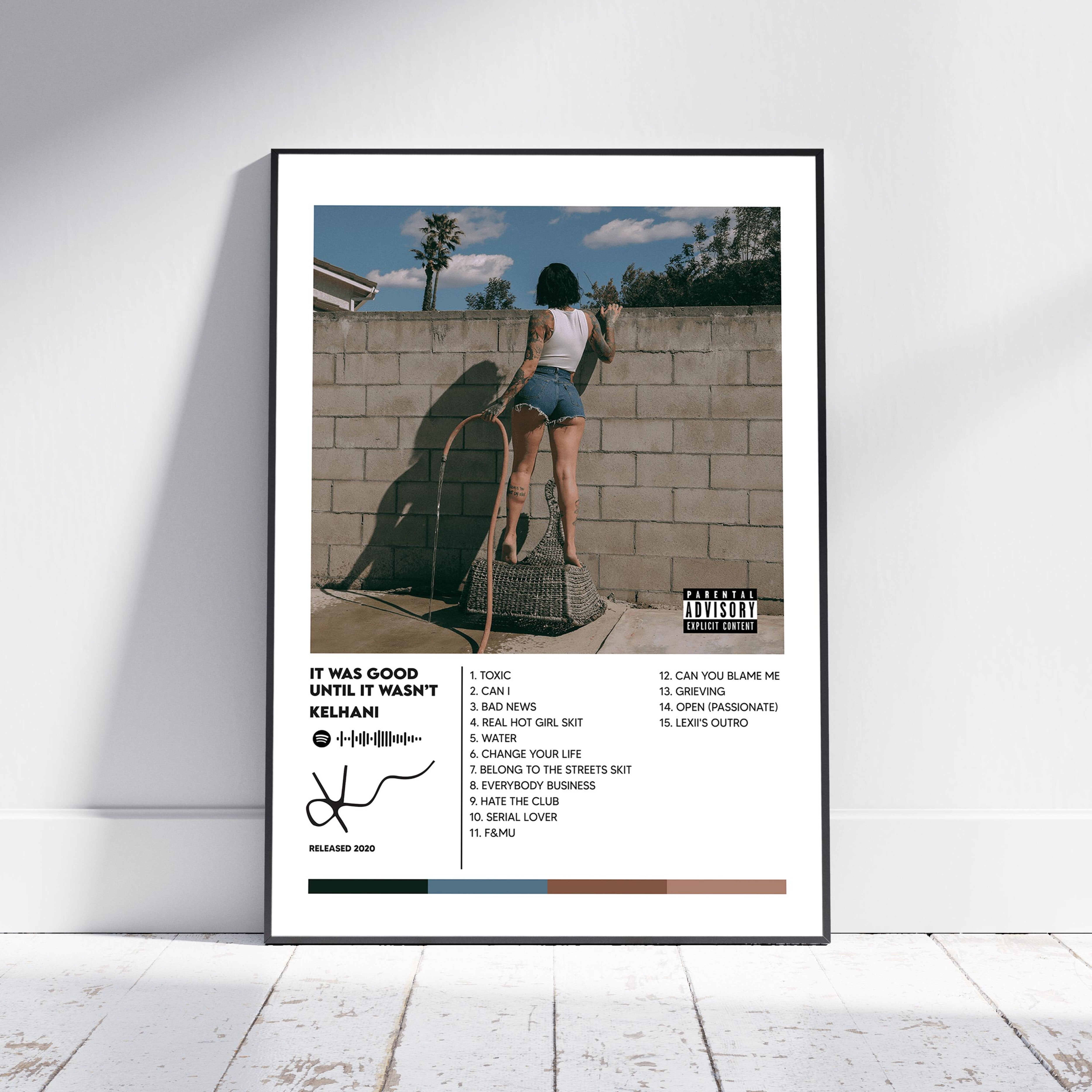 POSTER Kehlani - It Was Good Until It Wasn't Album Poster / Album Cover ...