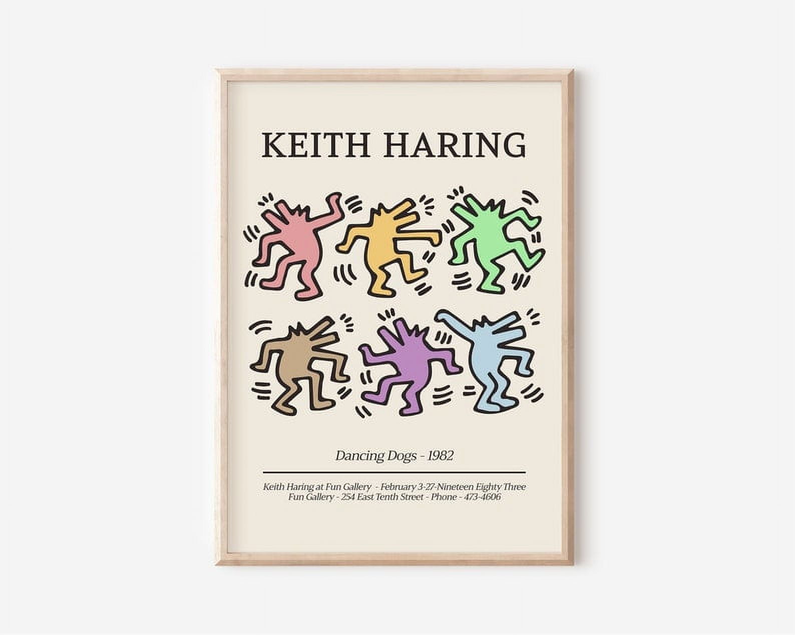 POSTER Keith Haring Dancing Dogs, Keith Haring Poster, Keith Haring ...