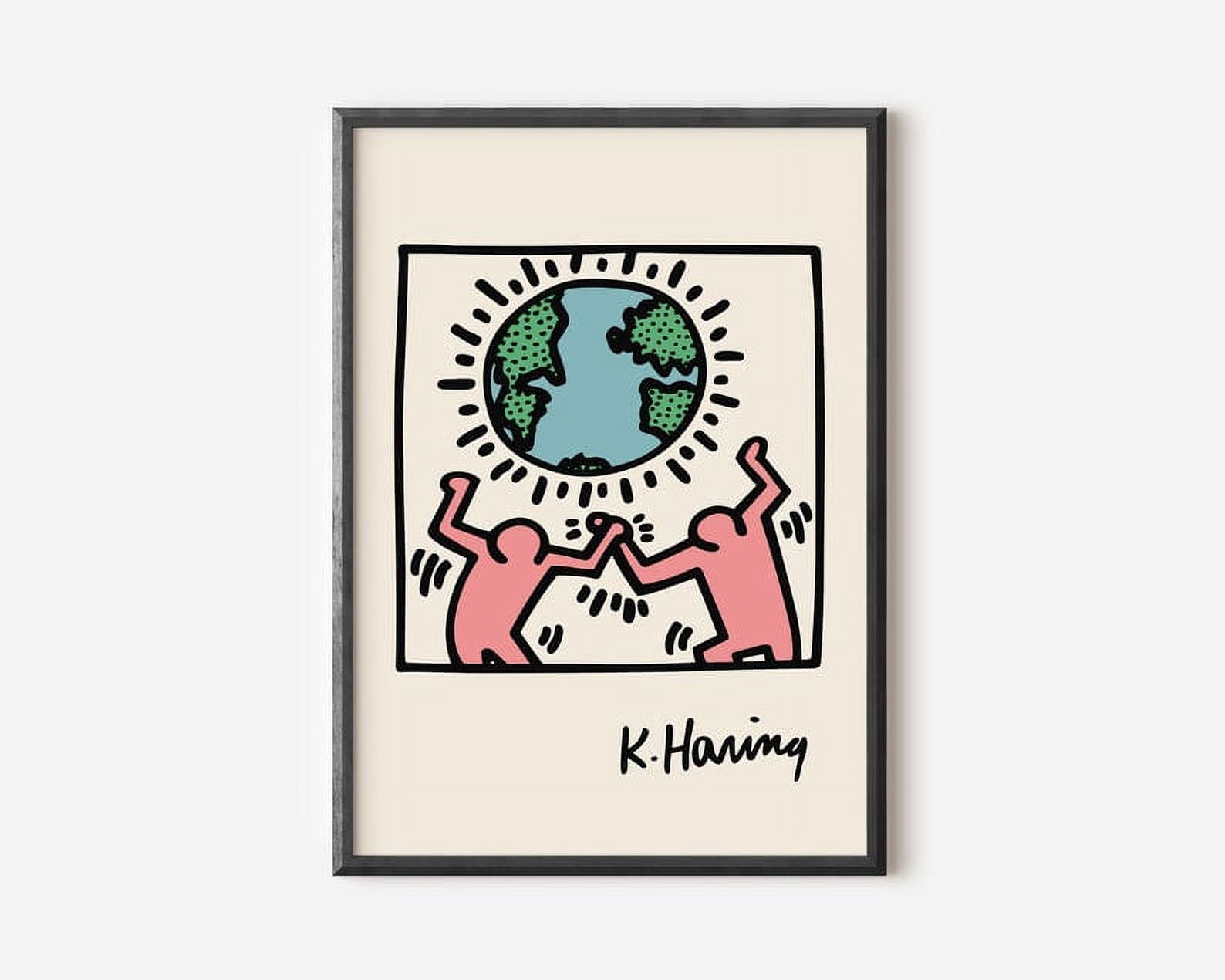 POSTER Keith Haring Print, Keith Haring Poster, Exhibition Poster, Wall ...