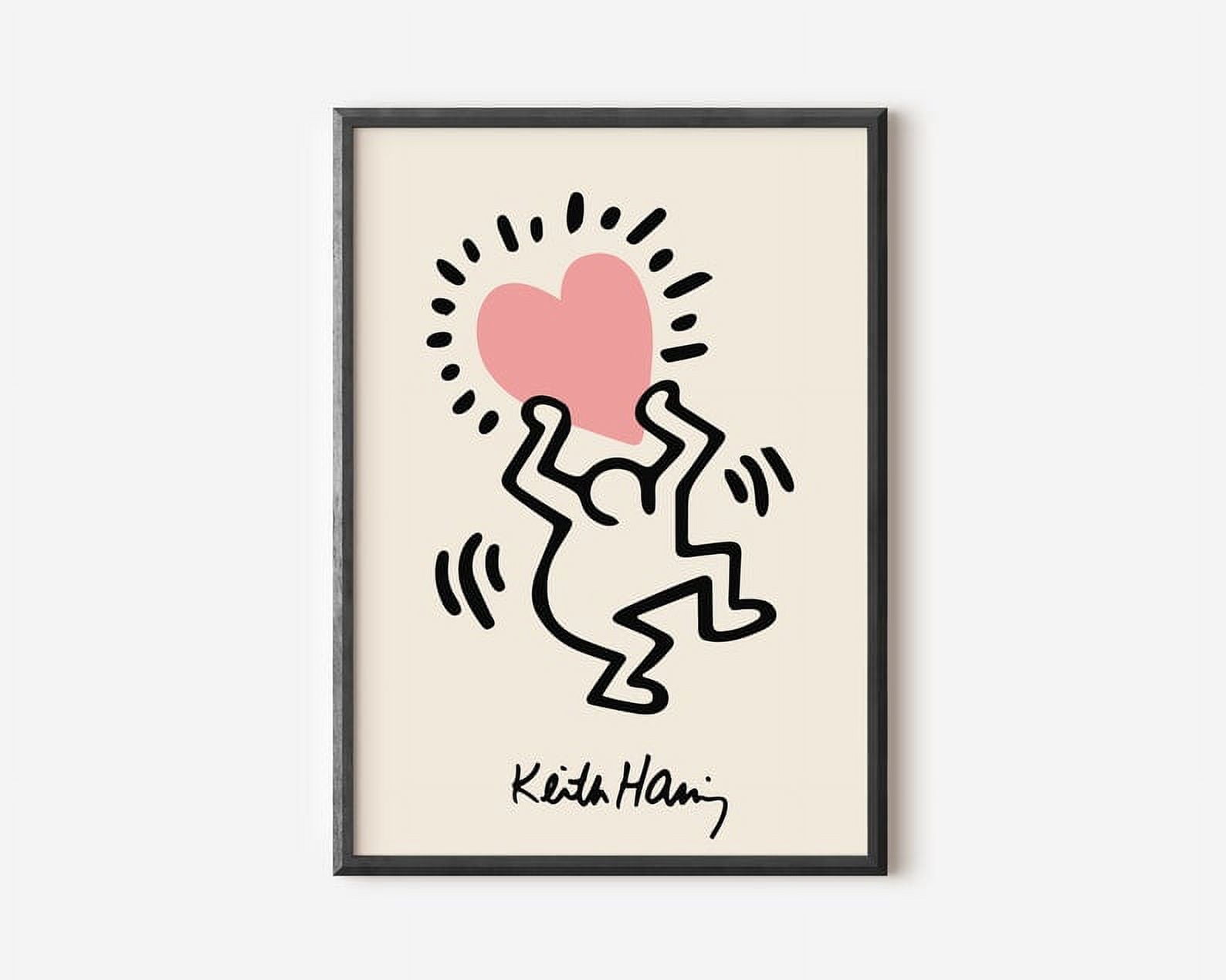 POSTER Keith Haring Print, Keith Haring Poster, Exhibition Poster, Wall ...