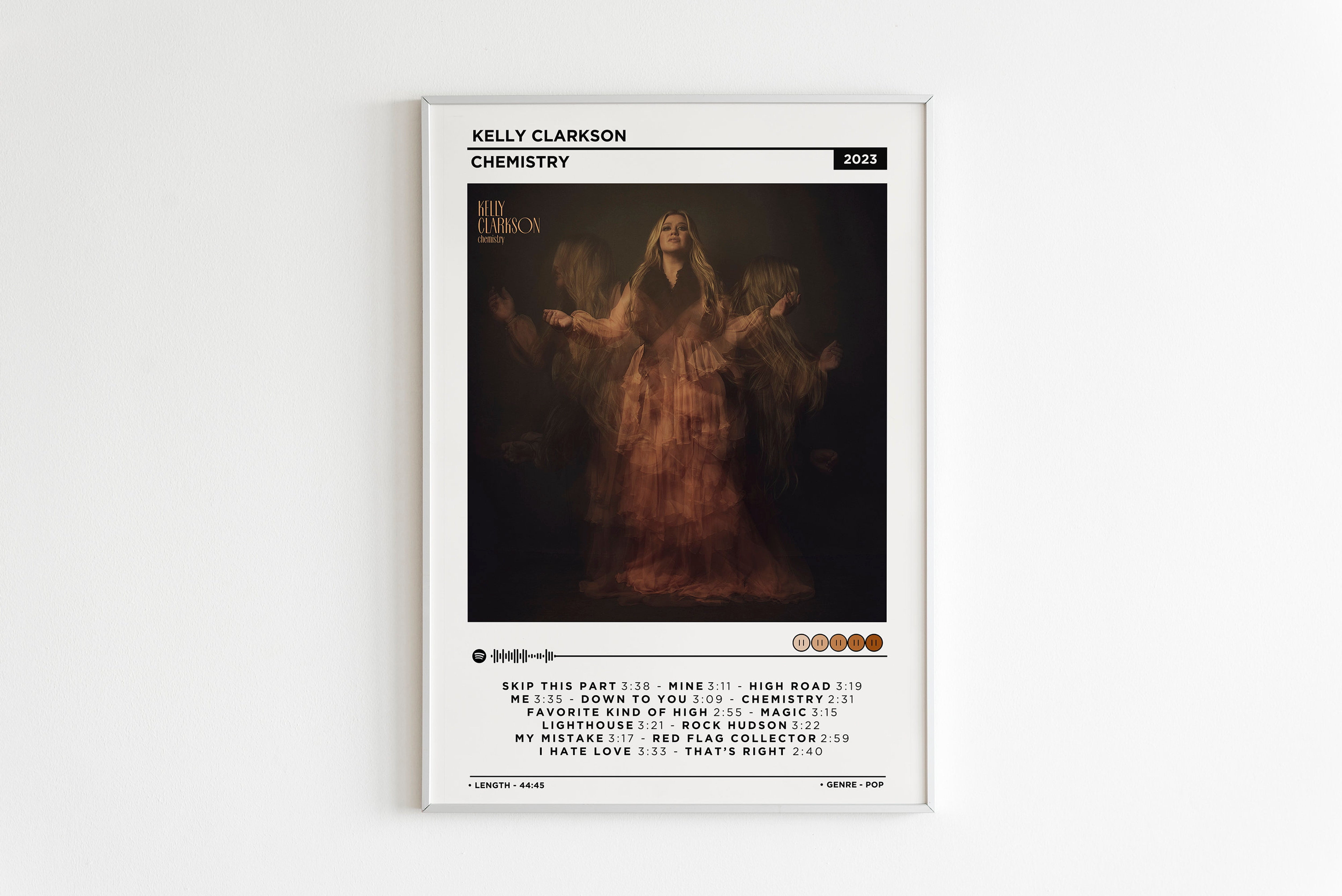 POSTER Kelly Clarkson - Chemistry Album Poster / Album Cover Poster ...