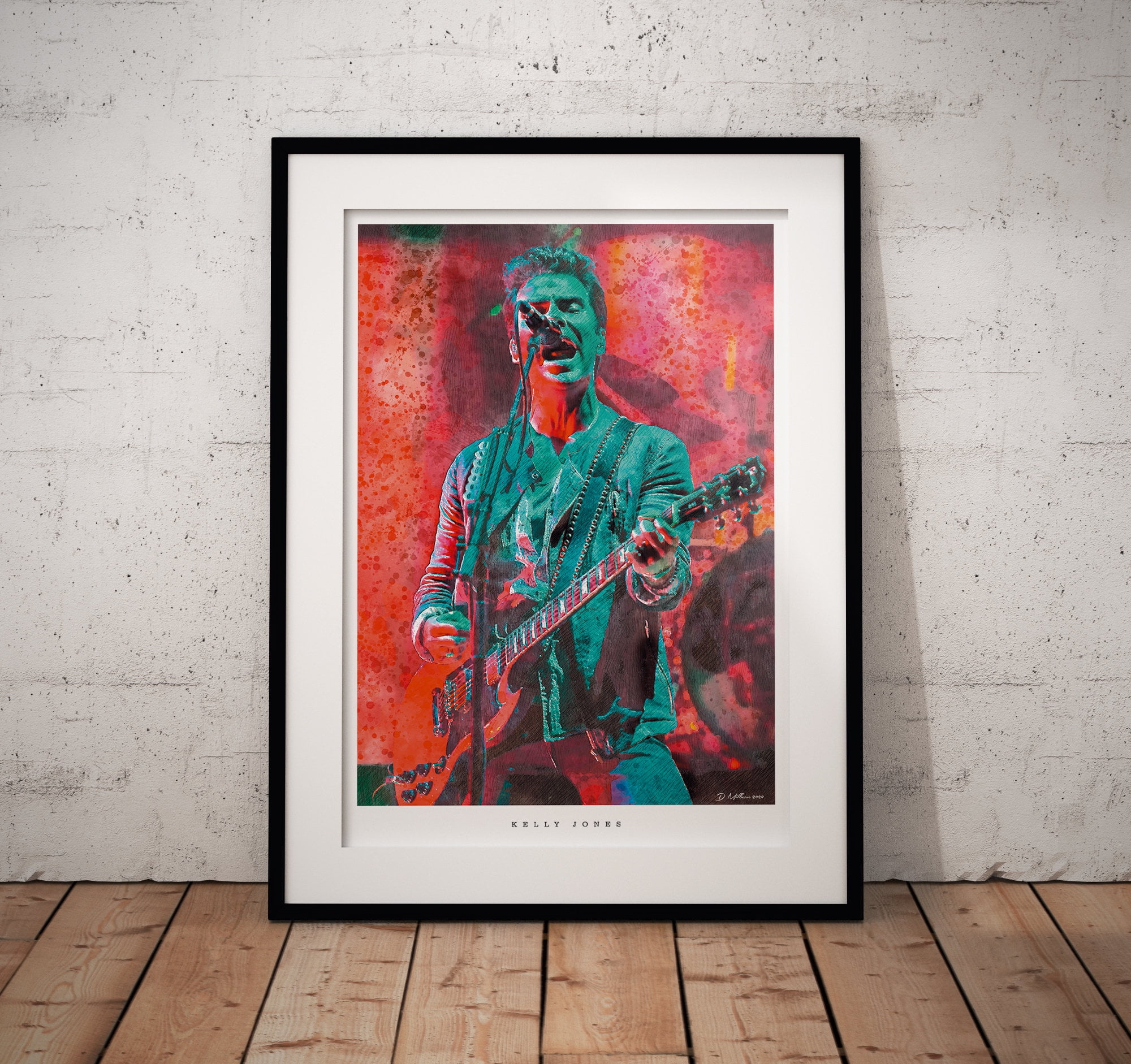 POSTER Kelly Jones watercolour Wall Art-UNFRAMED - Walmart.com