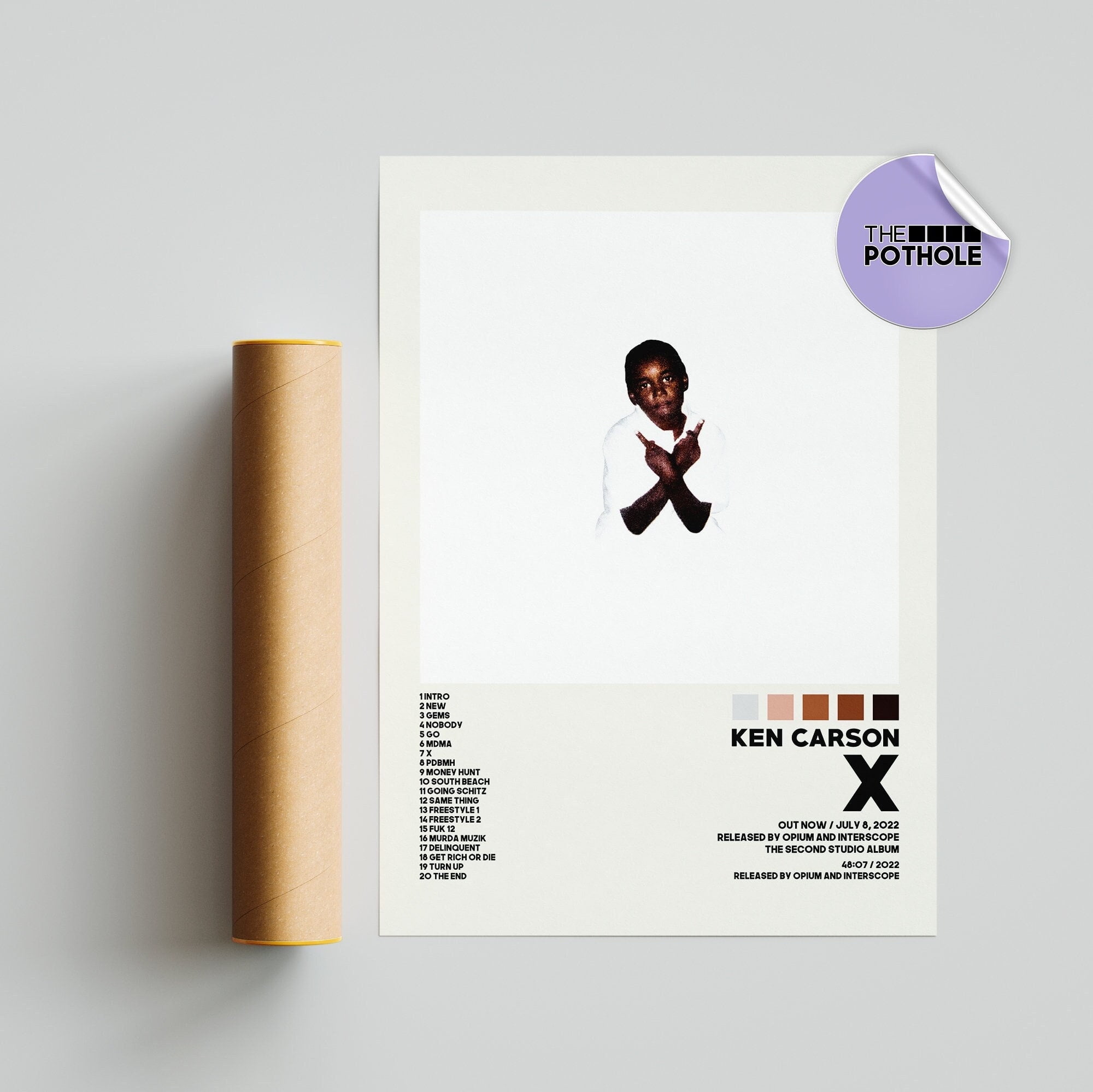 POSTER Ken Carson Posters, X Poster, Ken Carson, Album Cover Poster ...