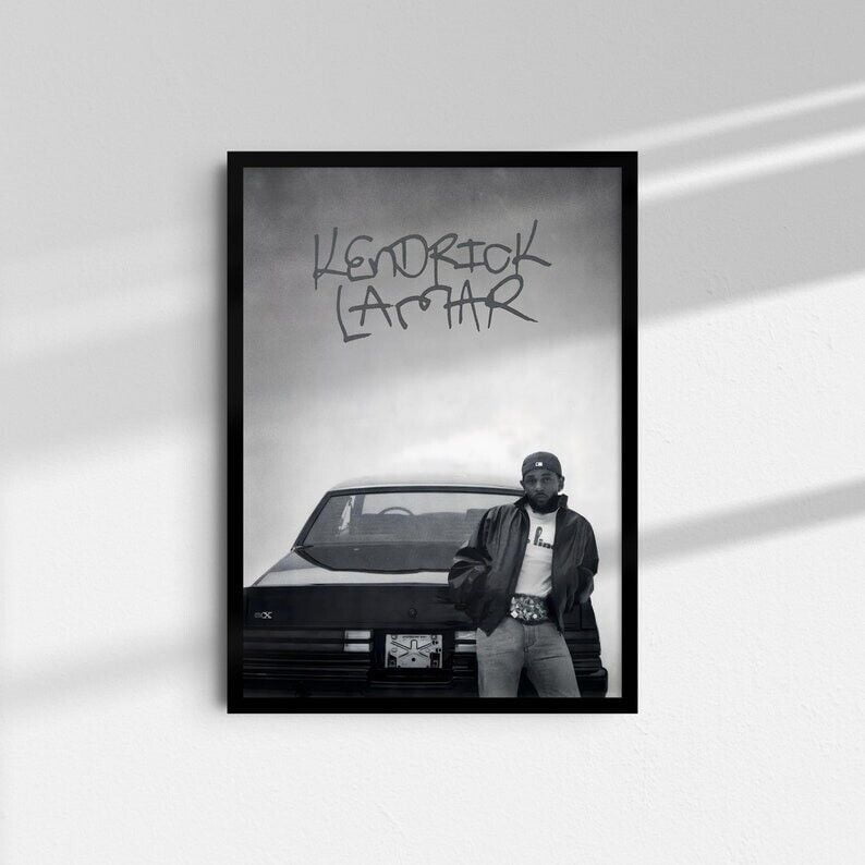 POSTER Kendrick Lamar GNX Poster - GNX Album Poster - Rapper Wall Art ...