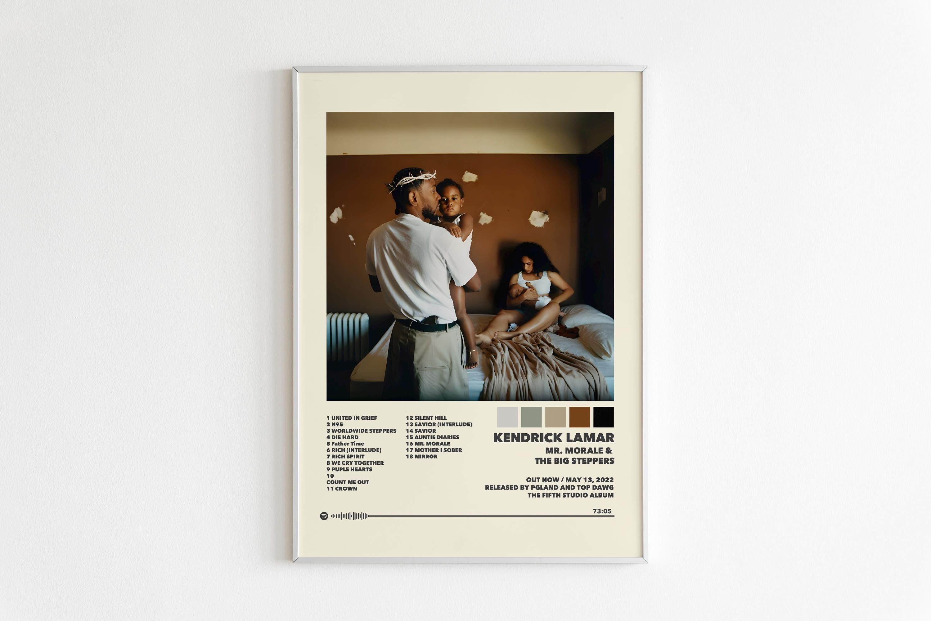 POSTER Kendrick Lamar Posters / Mr. Morale & the Big Steppers Poster/ Album Cover Poster ...