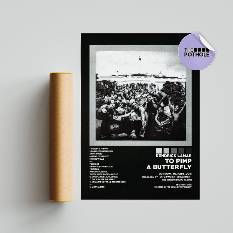 POSTER Kendrick Lamar Posters / To Pimp a Butterfly Poster/ Album Cover ...
