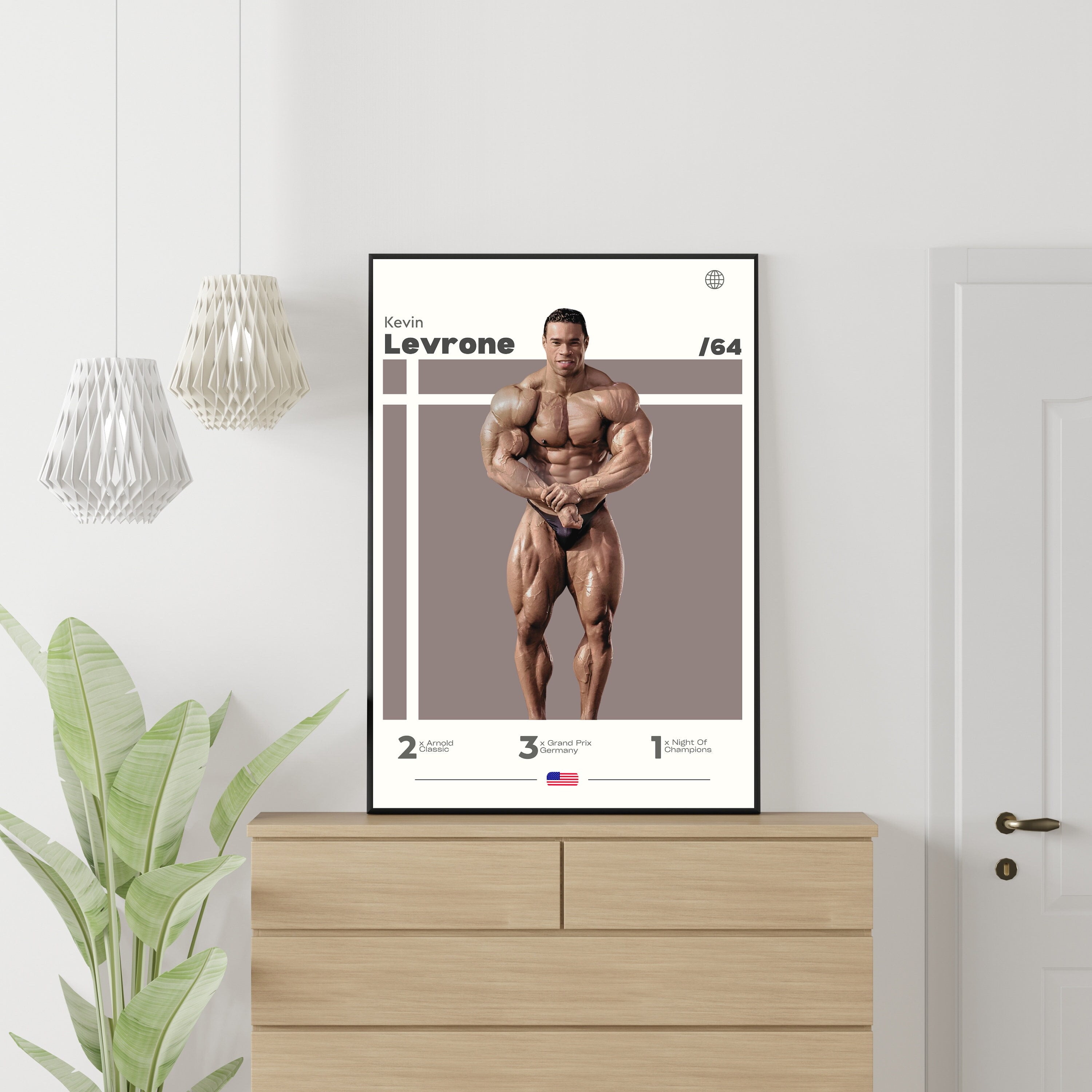 POSTER Kevin Levrone Inspired Poster, Mr Olympia Art Print ...