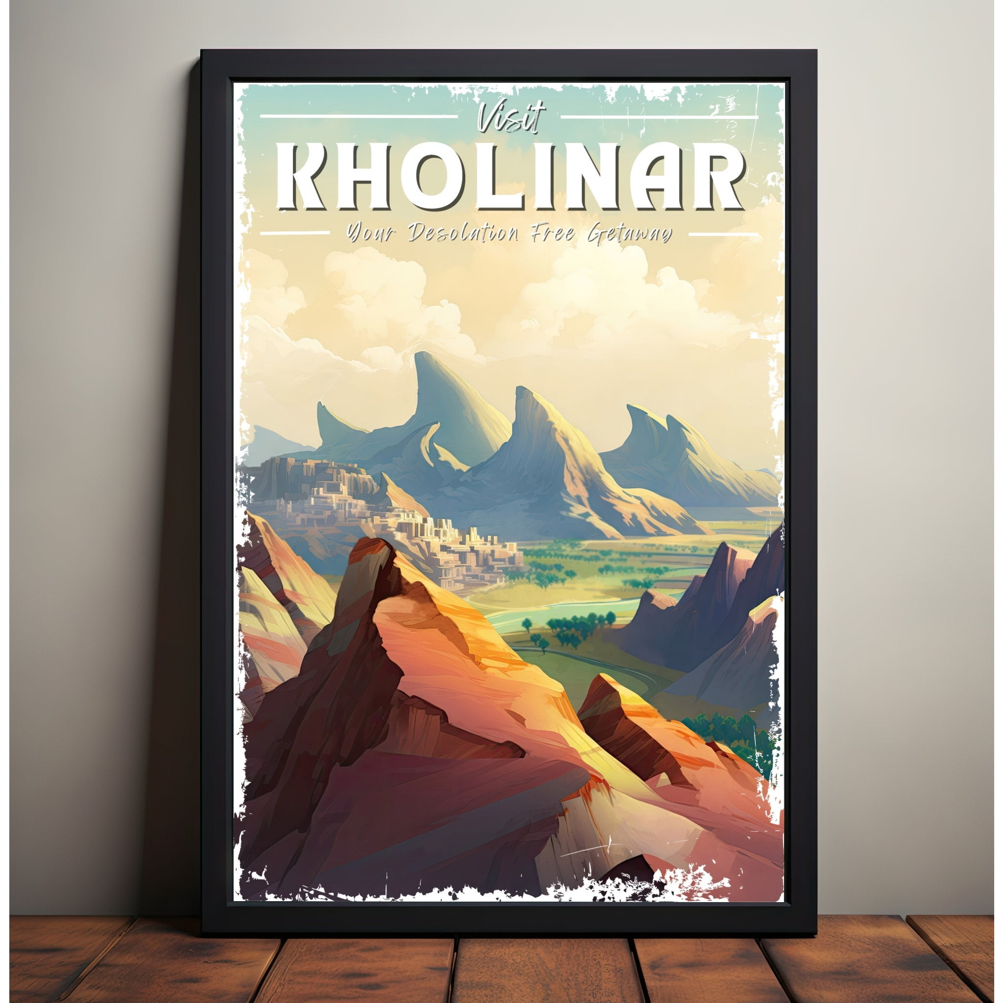 POSTER Kholinar Travel Poster, Ancient Dawncity, Alethi Captial ...