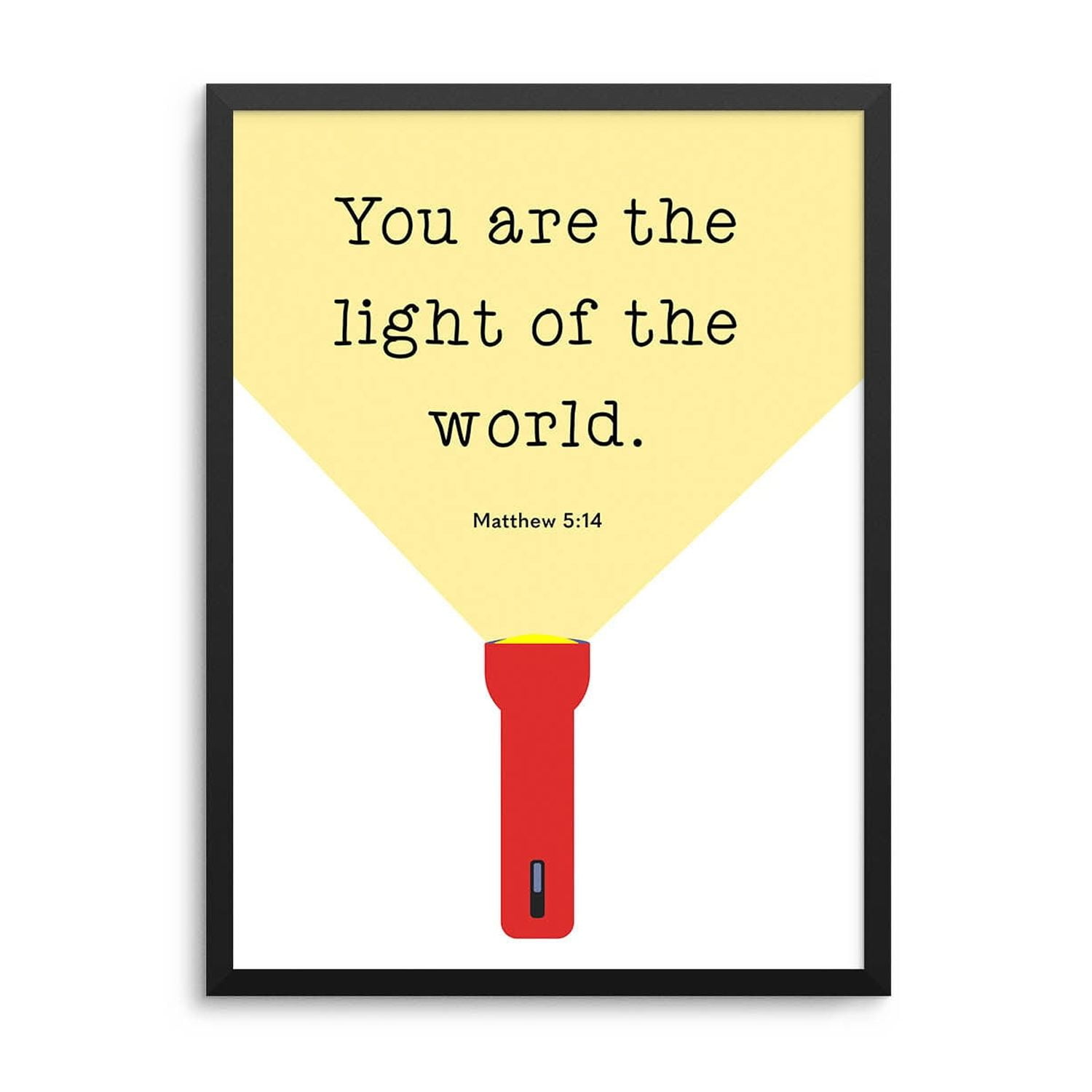 POSTER Kids Scripture Art - You Are The Light Of The World Poster ...
