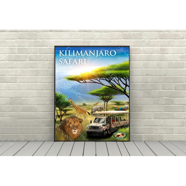 POSTER Kilimanjaro Safari Poster Animal Kingdom Poster Disney ...