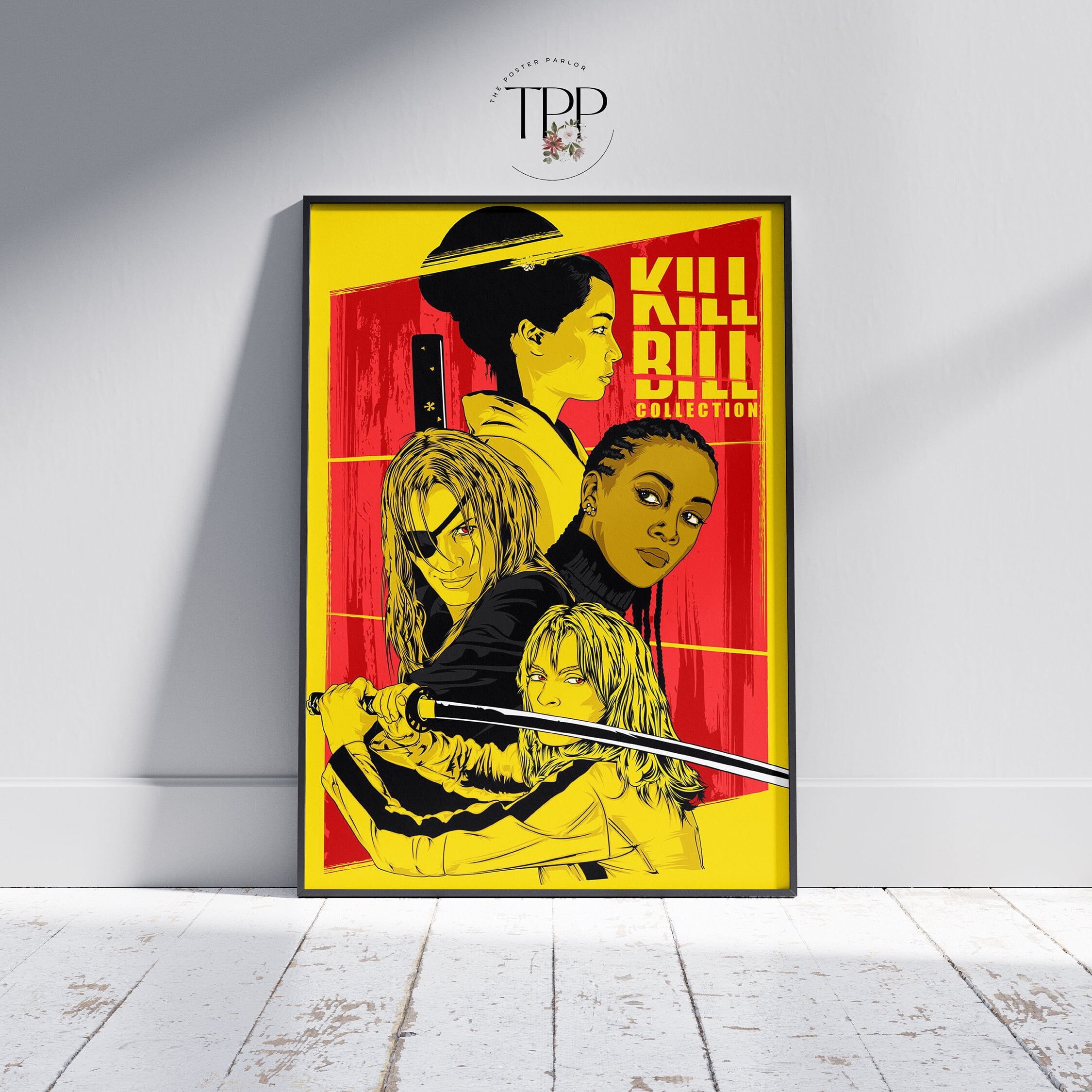 POSTER Kill Bill Poster Collection, Retro Movie Wall Art, Cult Film ...
