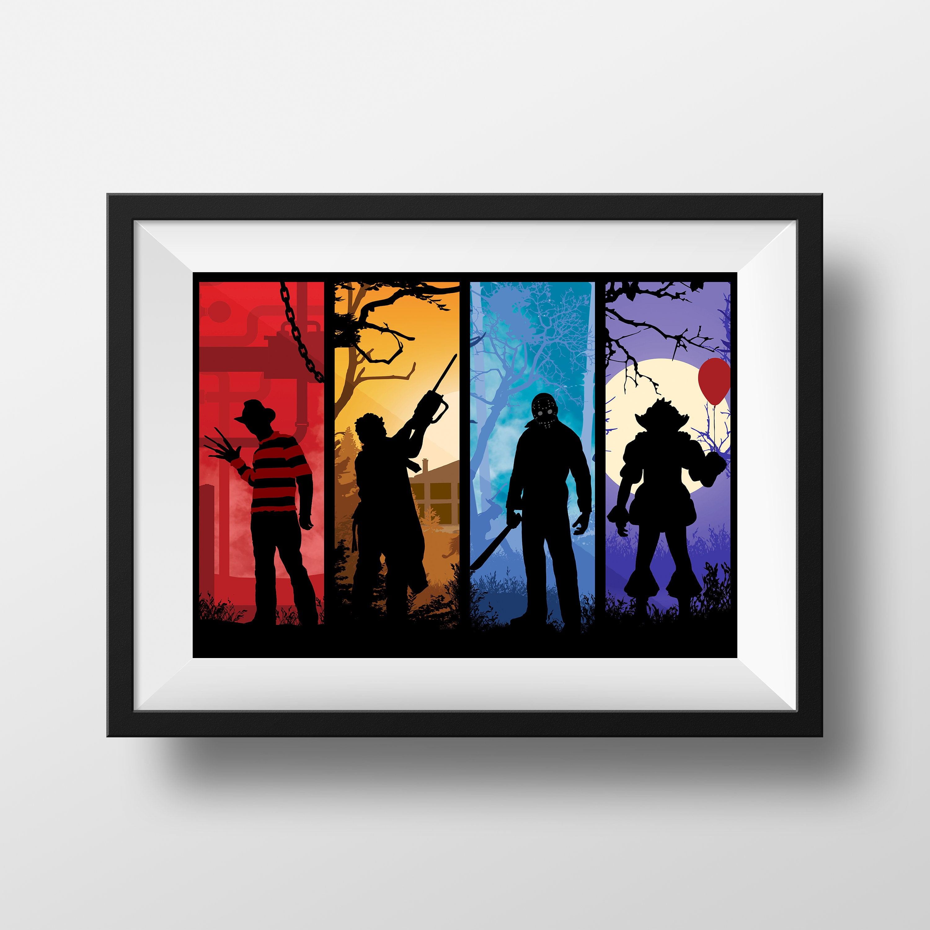 POSTER Killer Collage, Horror movie art, Halloween art, Freddy poster ...