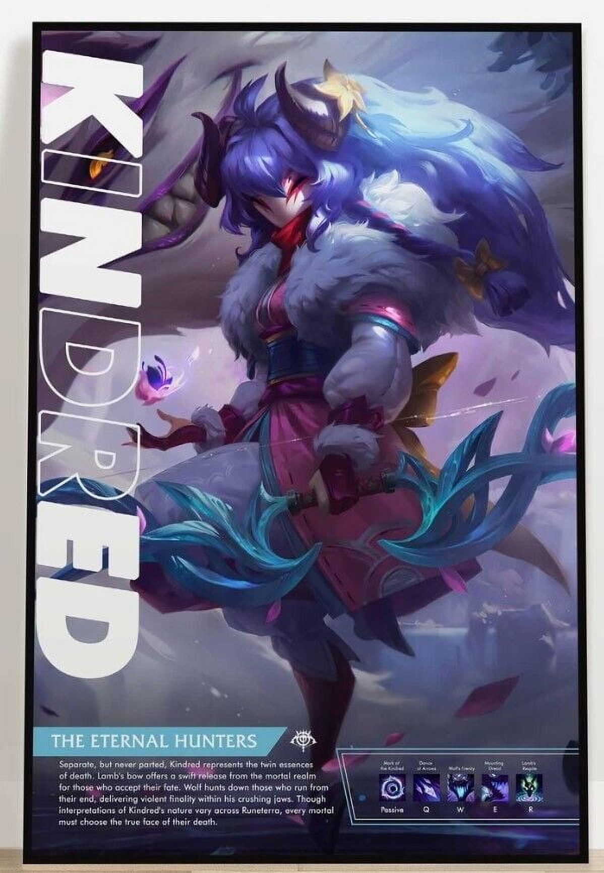POSTER Kindred | Custom League of Legends Poster-24x36-UNFRAMED ...