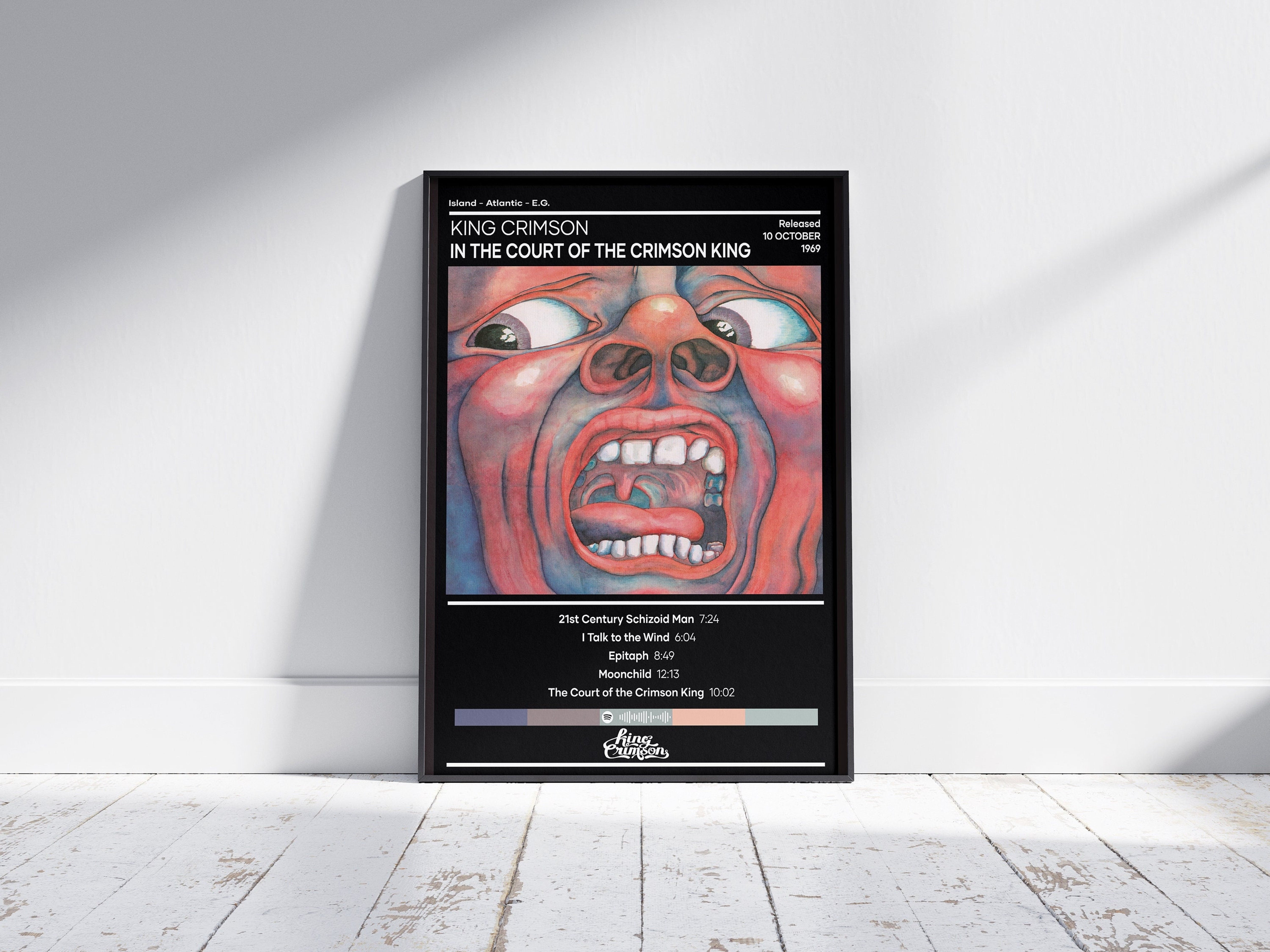 POSTER King Crimson Poster | In the Court of the Crimson King Poster ...