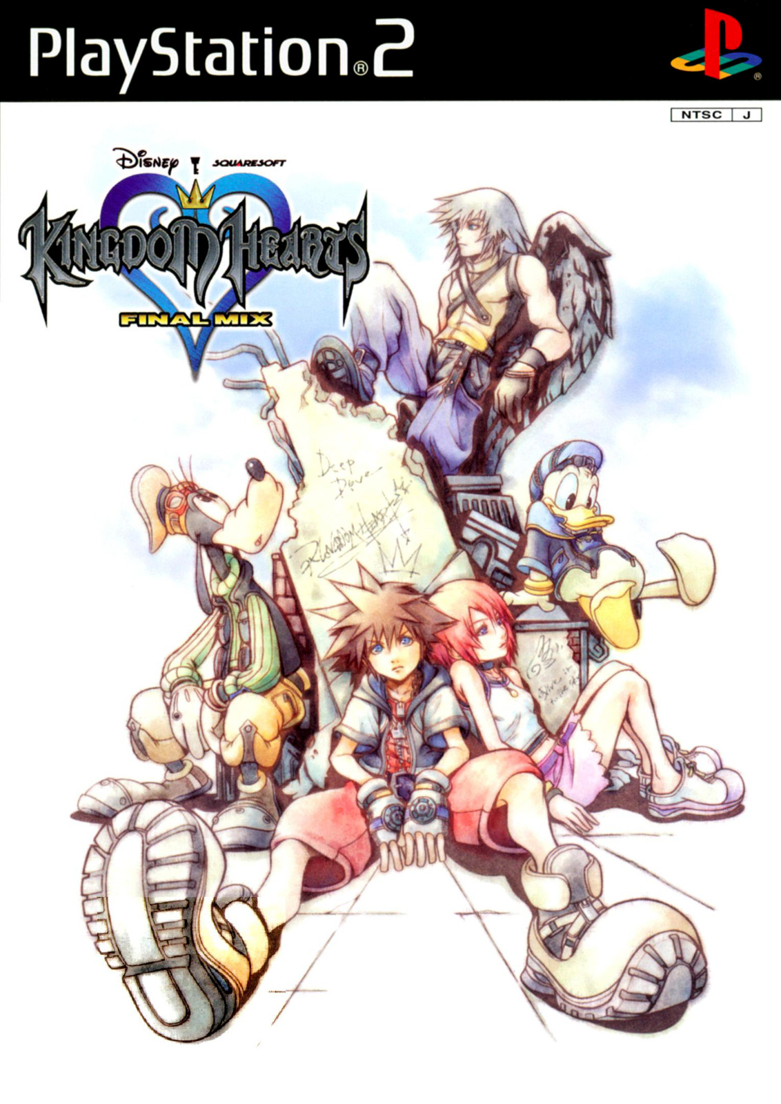 POSTER Kingdom Hearts Final Mix PS2 BOX ART Premium POSTER MADE IN USA ...