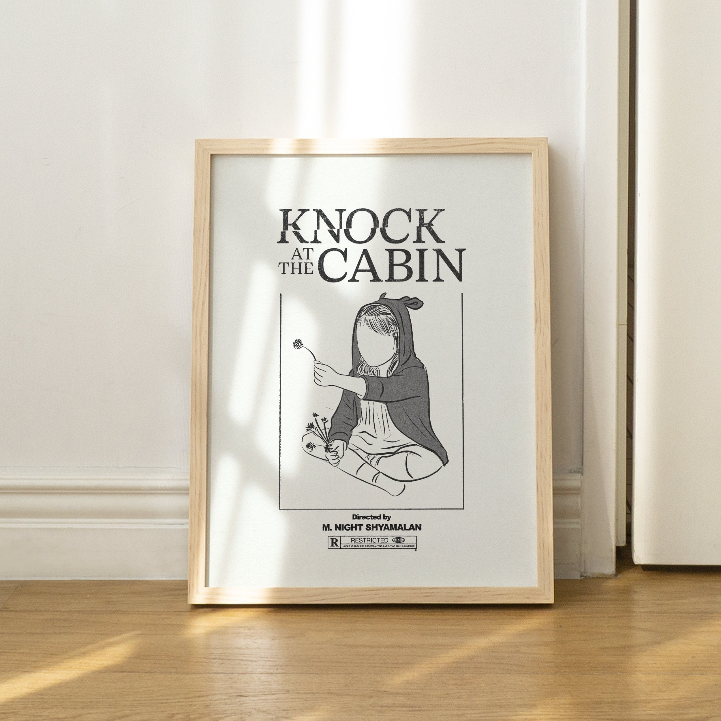 POSTER Knock at the Cabin | M. Night Shyamalan | Movie Poster | Black ...