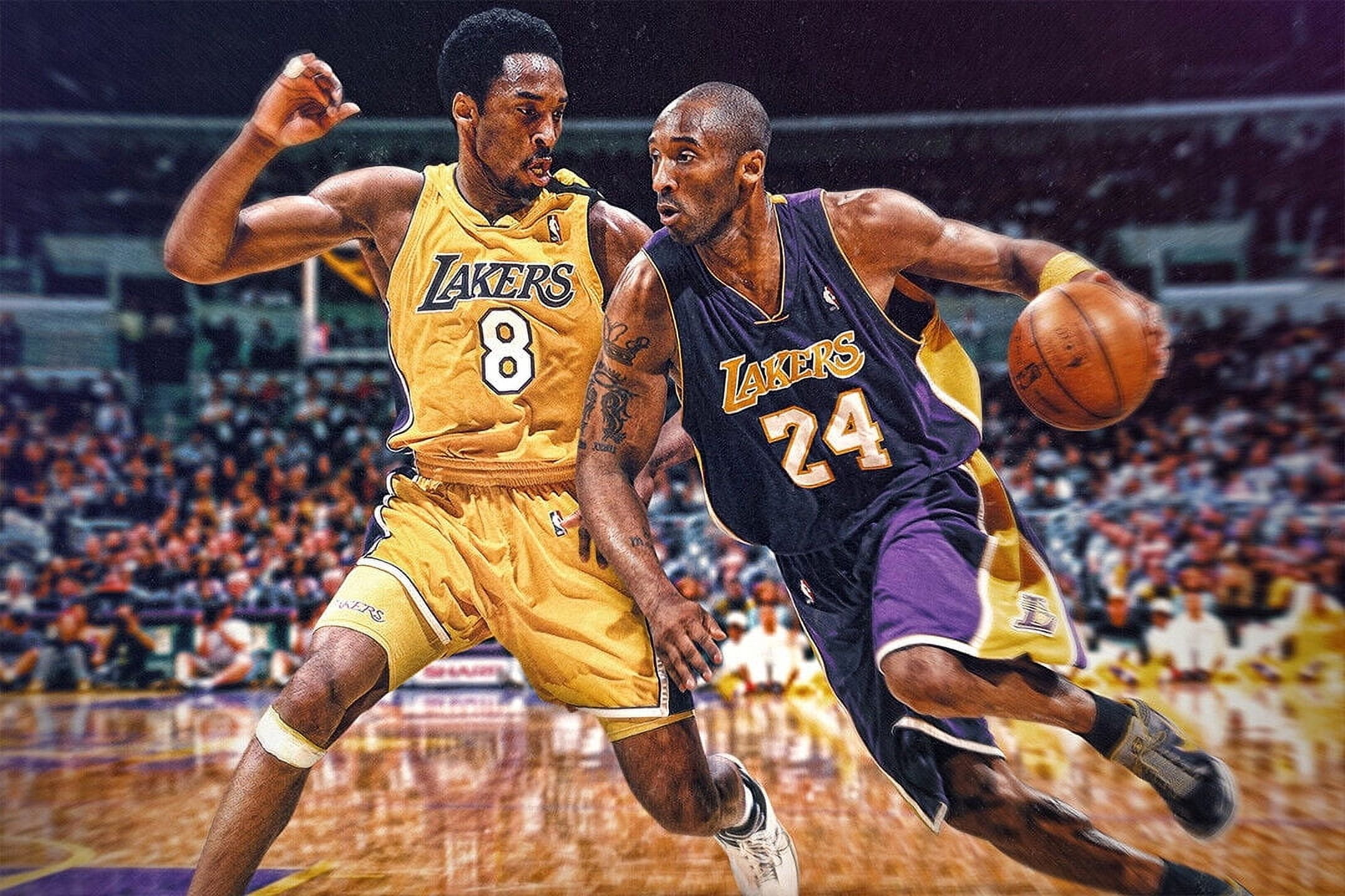 POSTER Kobe Kb La Basketball 8 24 Mvp Wall Art Home Decor - POSTER-16x24-UNFRAMED - Walmart.com