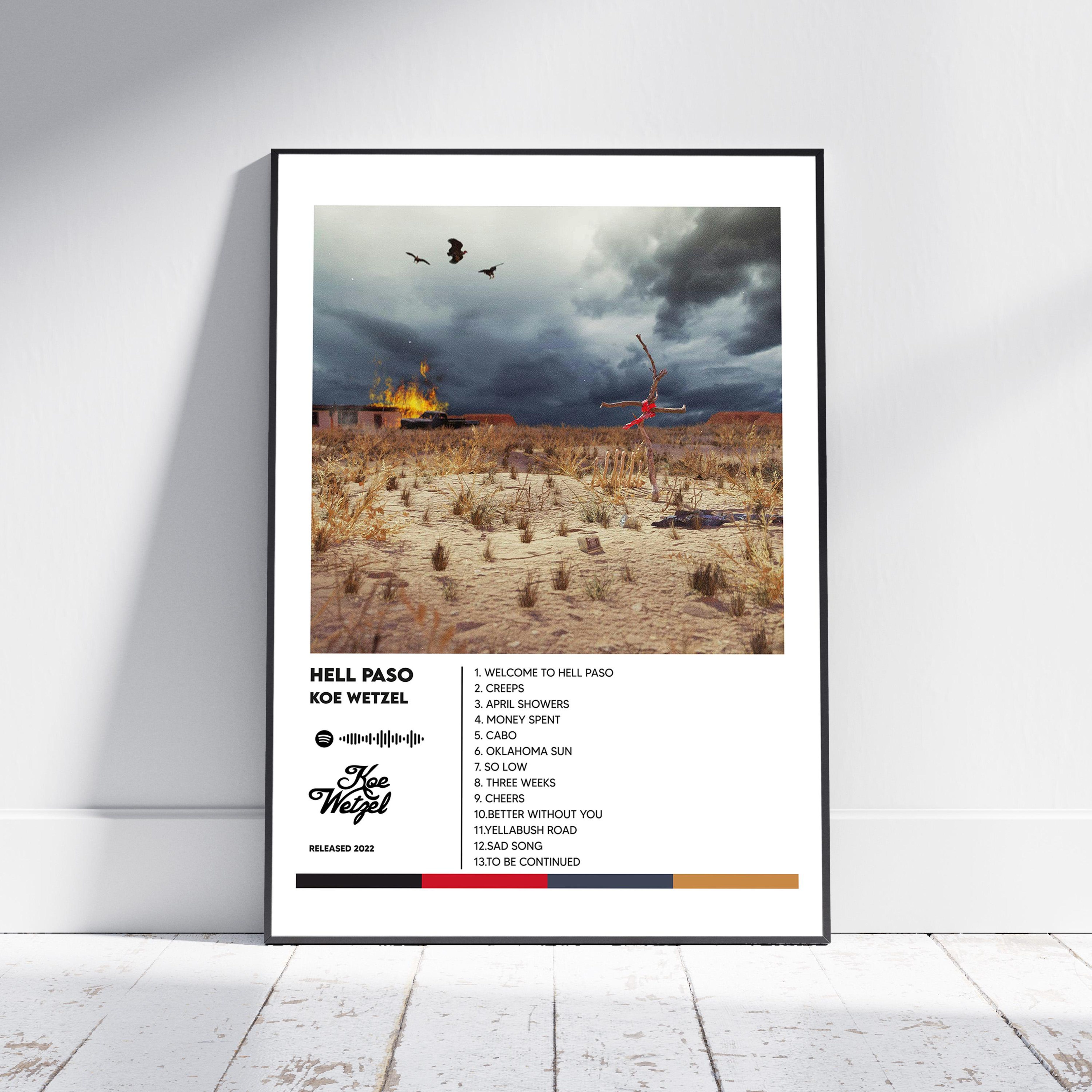 POSTER Koe Wetzel - Hell Paso Album Poster / Album Cover Poster / Music ...