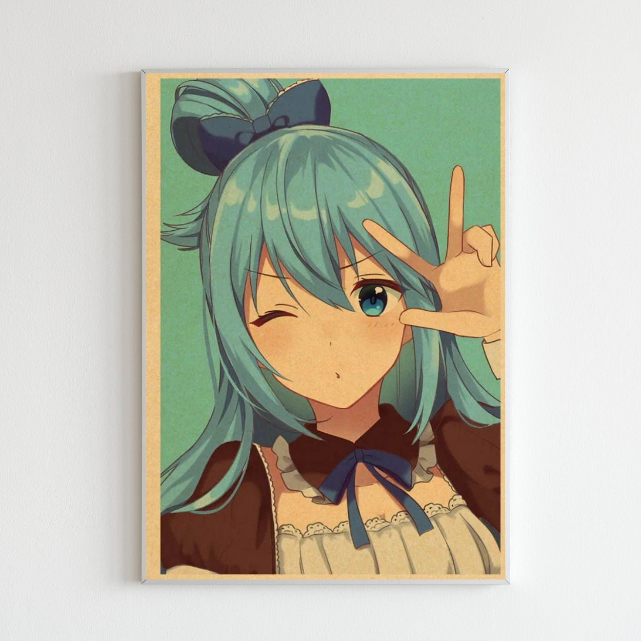 POSTER Konosuba Retro Poster, Megumin Wall Art, Anime Vintage Print ...