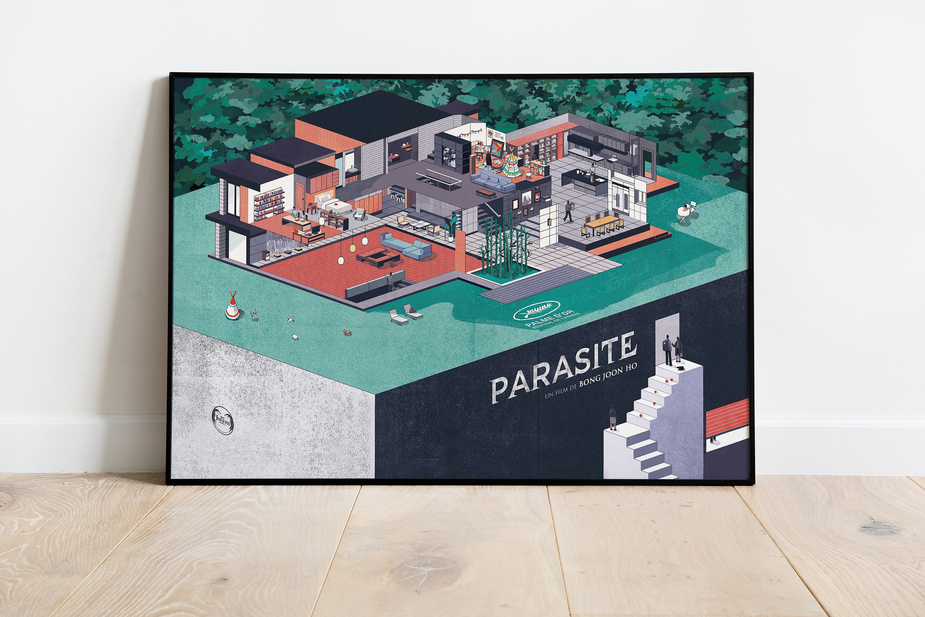 POSTER Korean movie Parasitemovie Poster, Home Decoration Living Room Wall Art, Print, Print ...