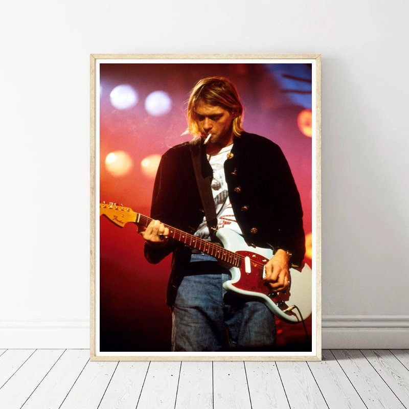 POSTER Kurt Cobain Music Singer Star Poster Wall Art Home Decor ...