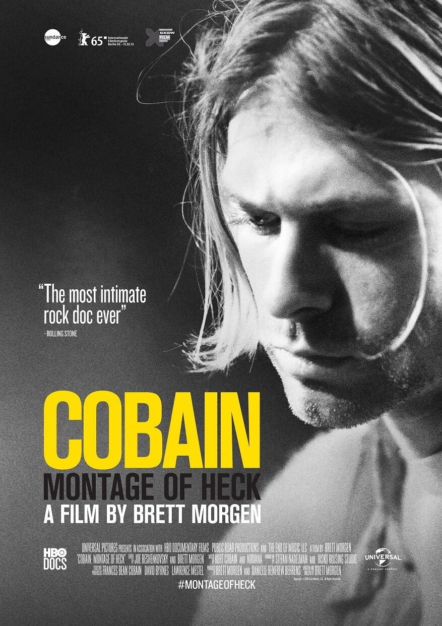POSTER Kurt Cobain poster - Montage Of Heck movie poster (b)-24x36 ...
