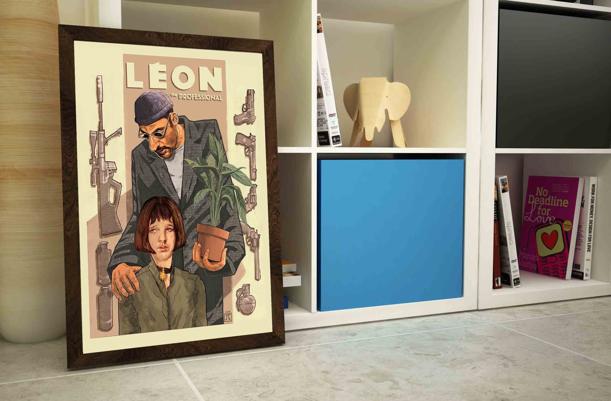 POSTER LÃ©on The Professional Movie Poster, Leon The Professional Print ...