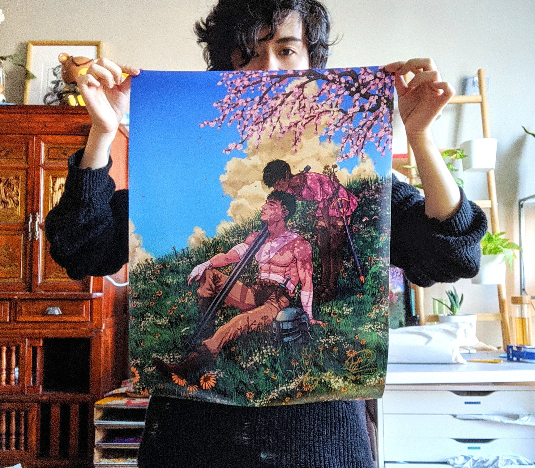 POSTER LARGE 16x20" After the Battle Poster - Casca and Guts-UNFRAMED ...