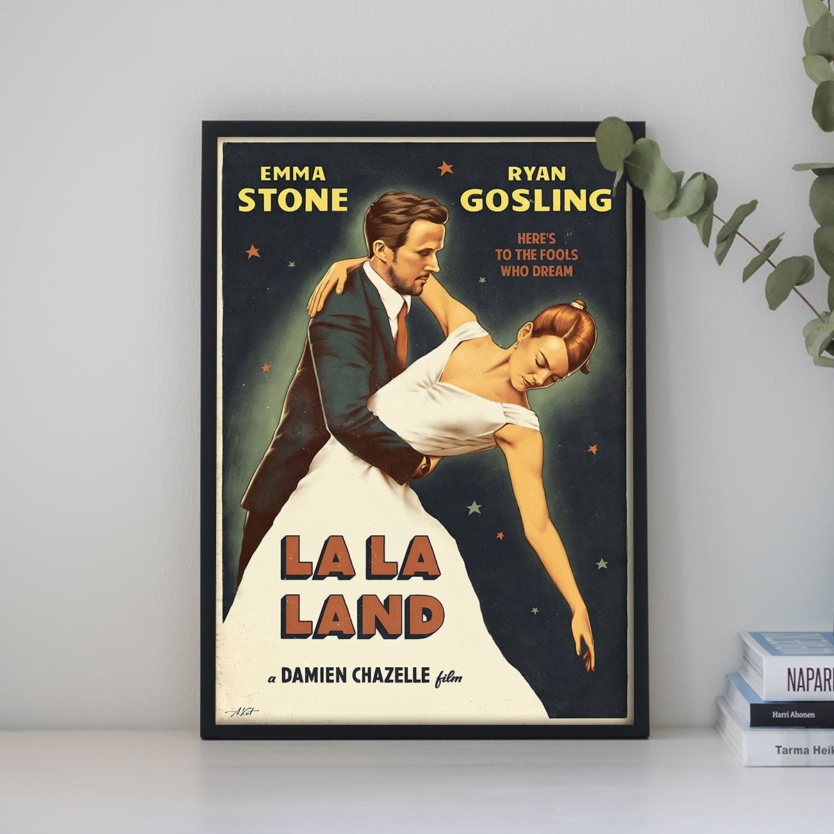 POSTER La La Land Movie poster | Vintage Retro Art Print | Wall Art ...