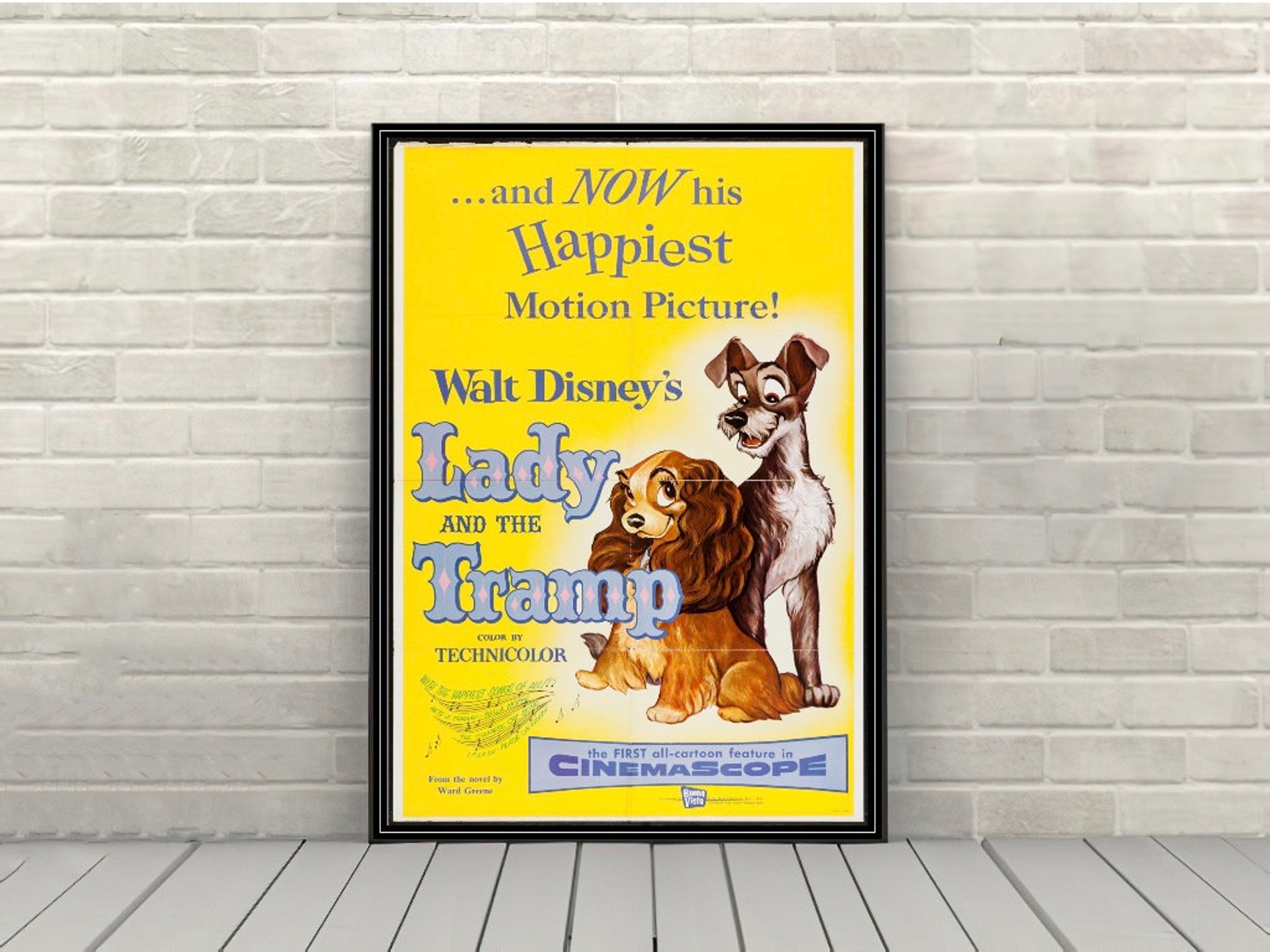The Disney Store Walt Disneys Classic Lady And The Tramp Poster | My XXX Hot Girl