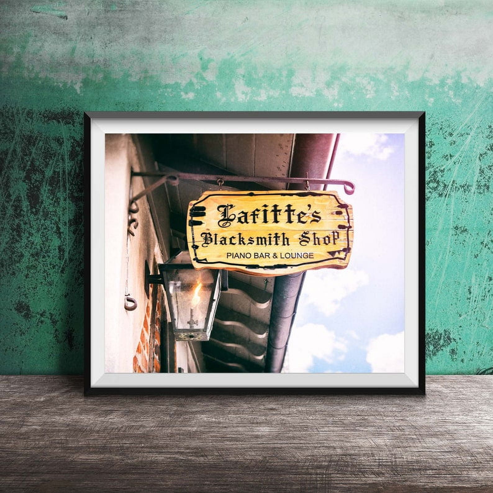 POSTER Lafitte's Blacksmith Shop, New Orleans Wall Art - NOLA Sign ...
