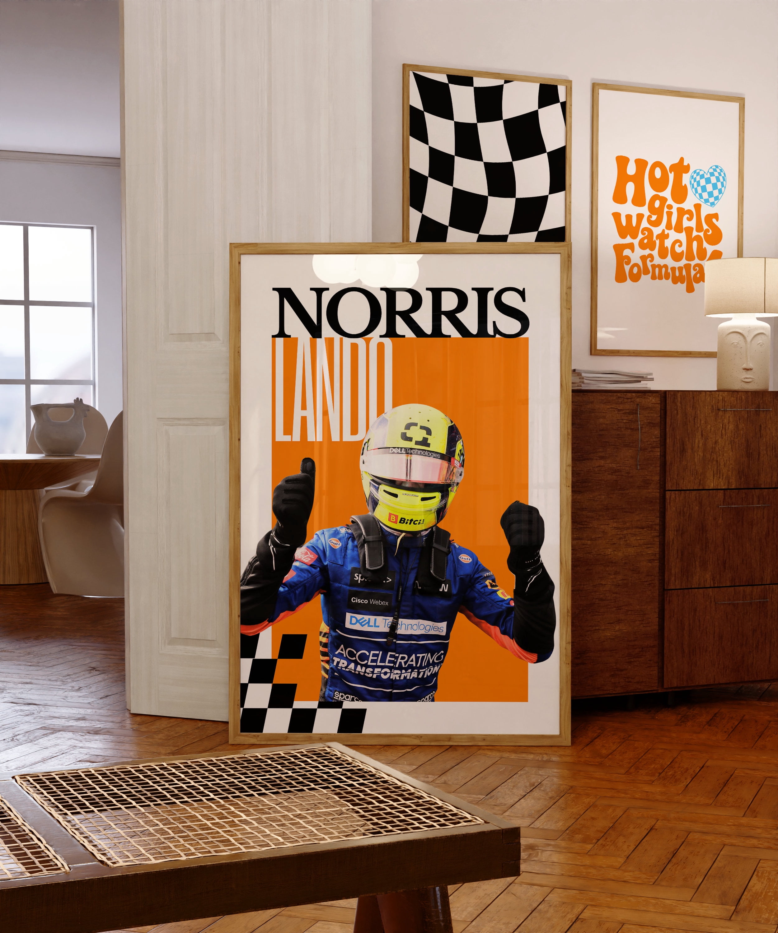 POSTER Lando Norris Formula 1 Poster, Printable F1 Wall Art, Mclaren ...