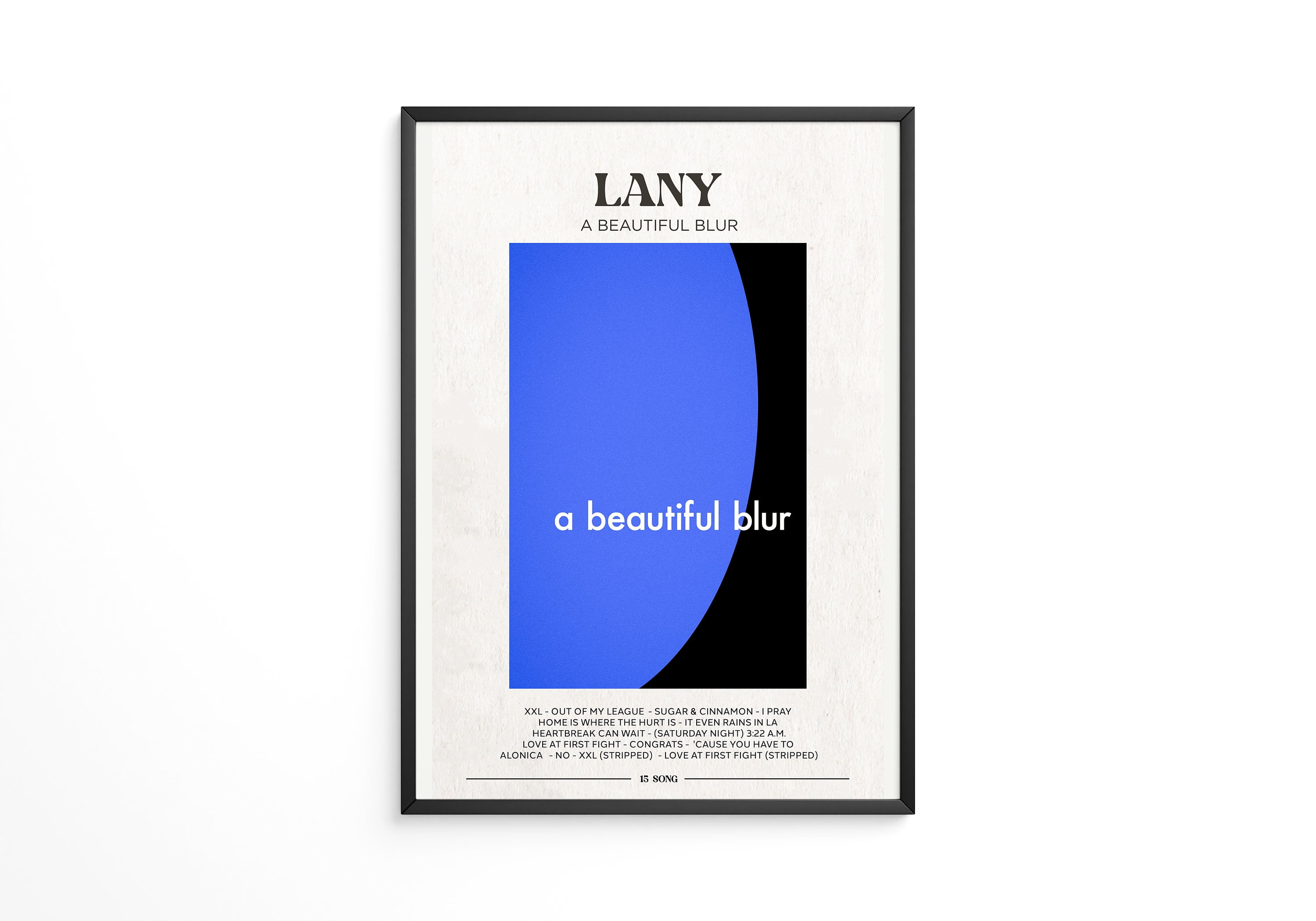 POSTER Lany - A Beautiful Blur Album Poster / Album Cover Poster ...